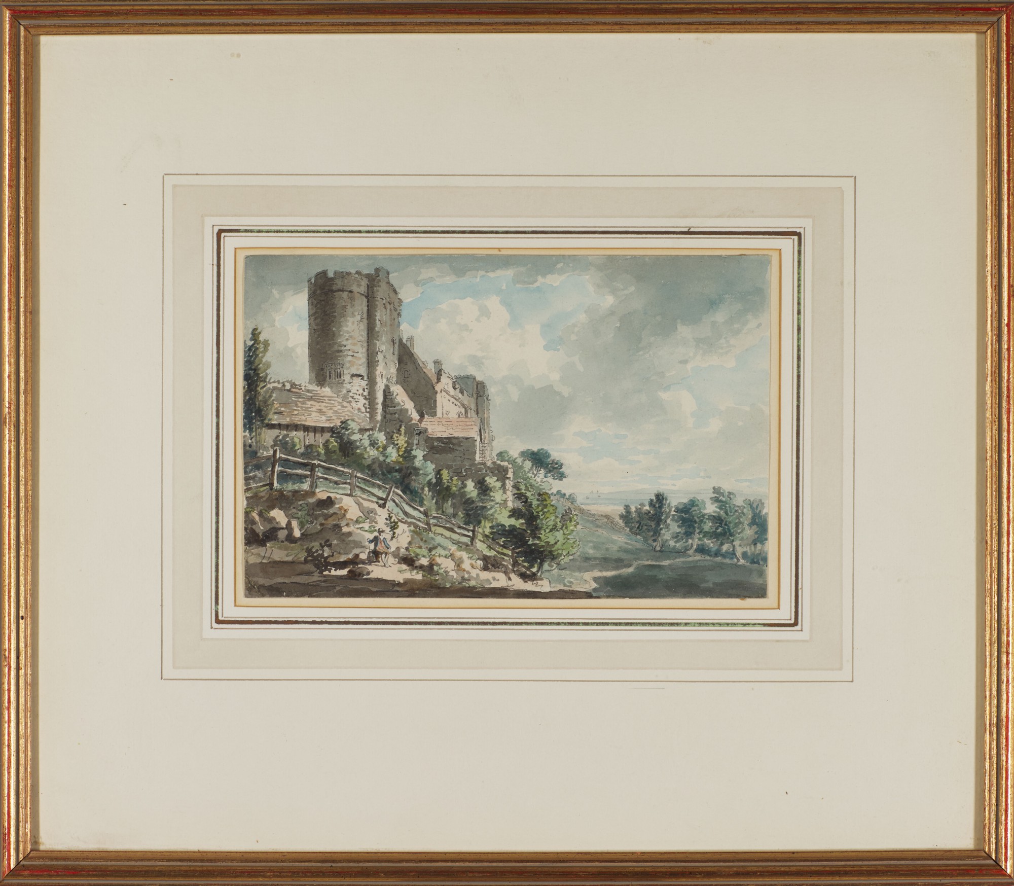 EDWARD DAYES | Lympne Castle, Kent | Old Master and British Works on ...