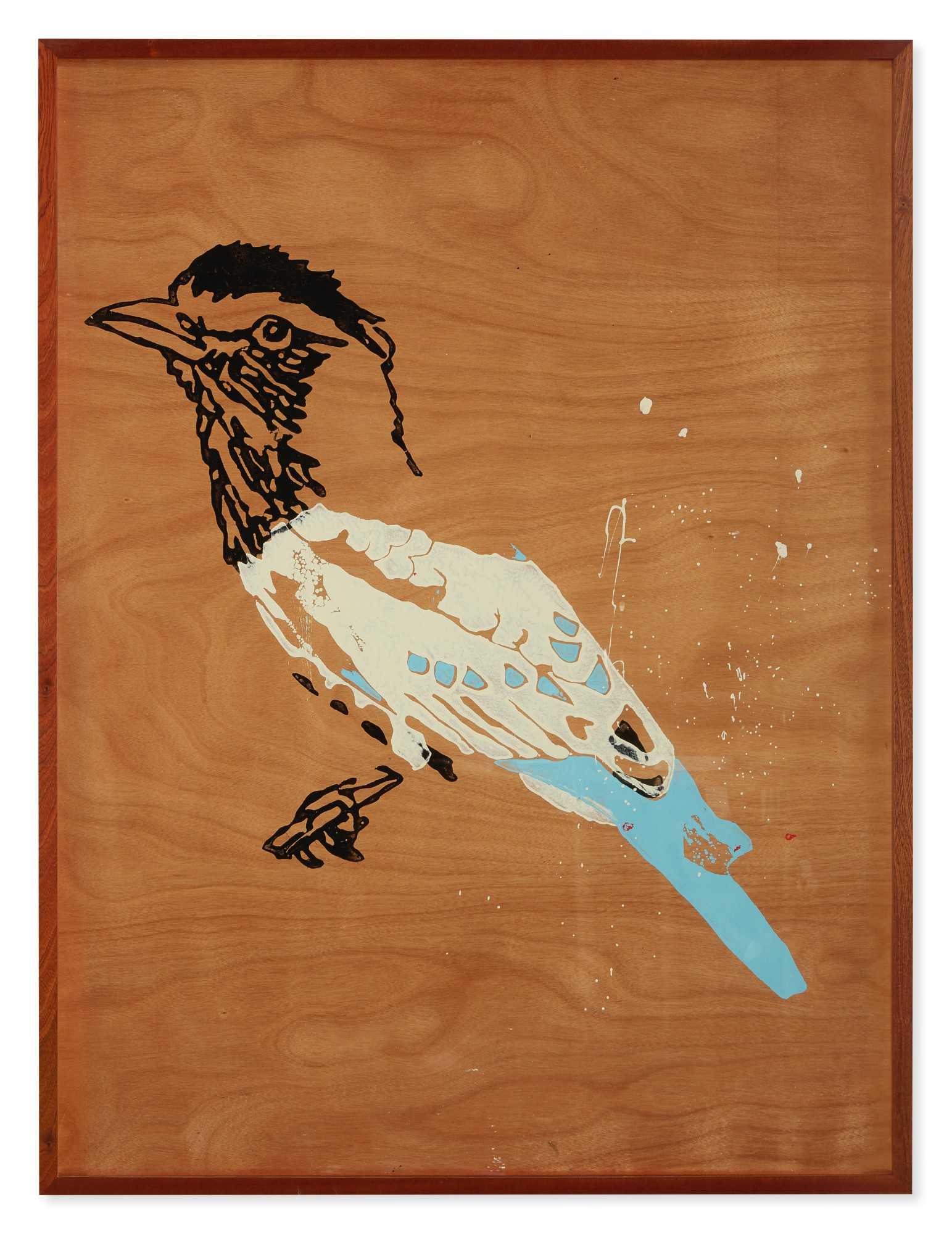 Single Bird (Black, White + Blue) | The Hoarder: Part II | 2020 | Sotheby's