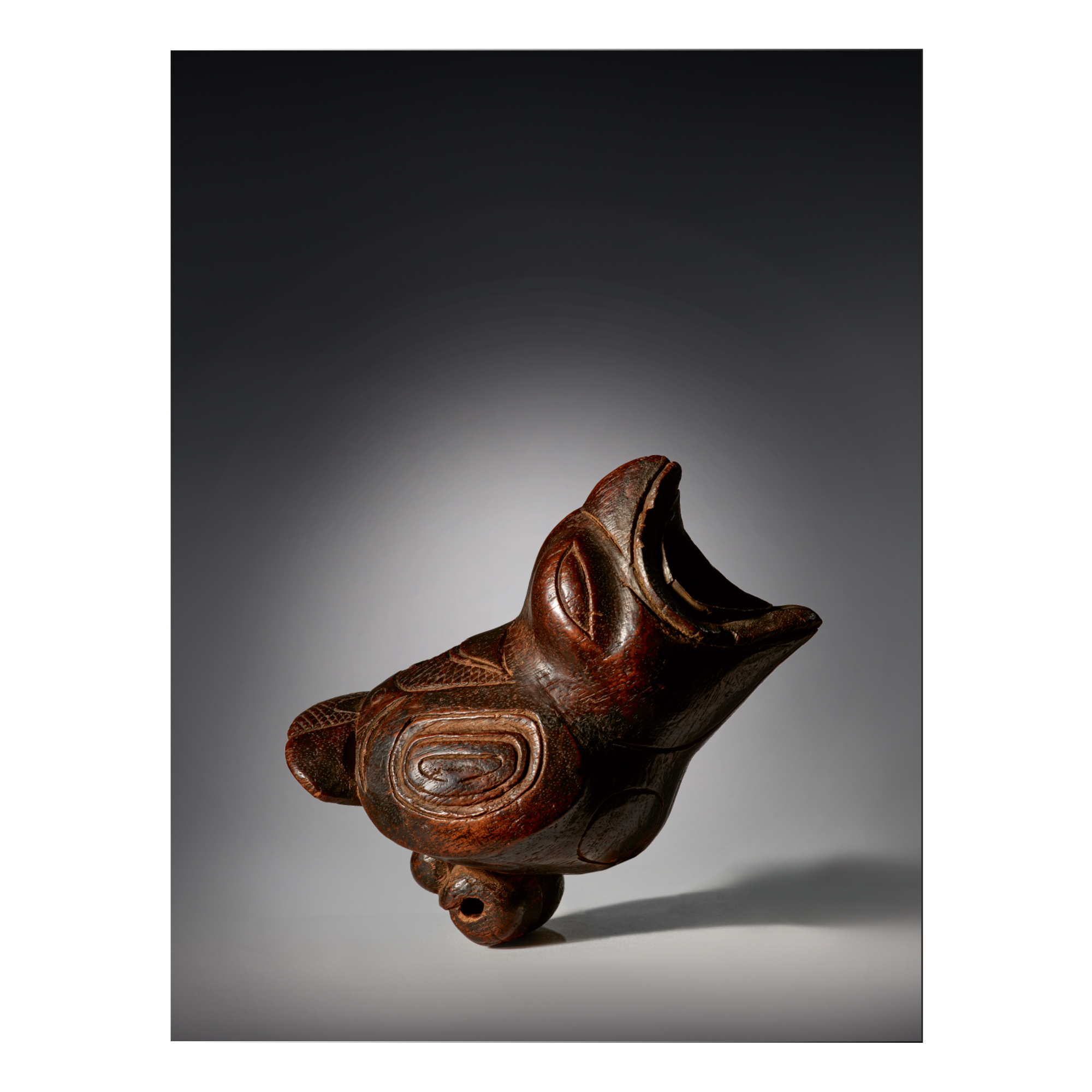 TLINGIT BIRD EFFIGY PIPE | Sculpture from the Collection of George ...