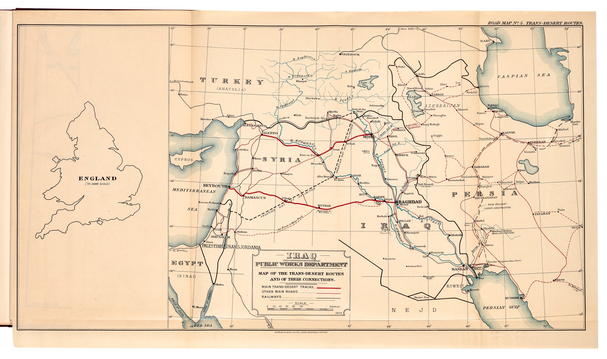 Iraq | A collection of five photograph albums, lantern slides and maps ...