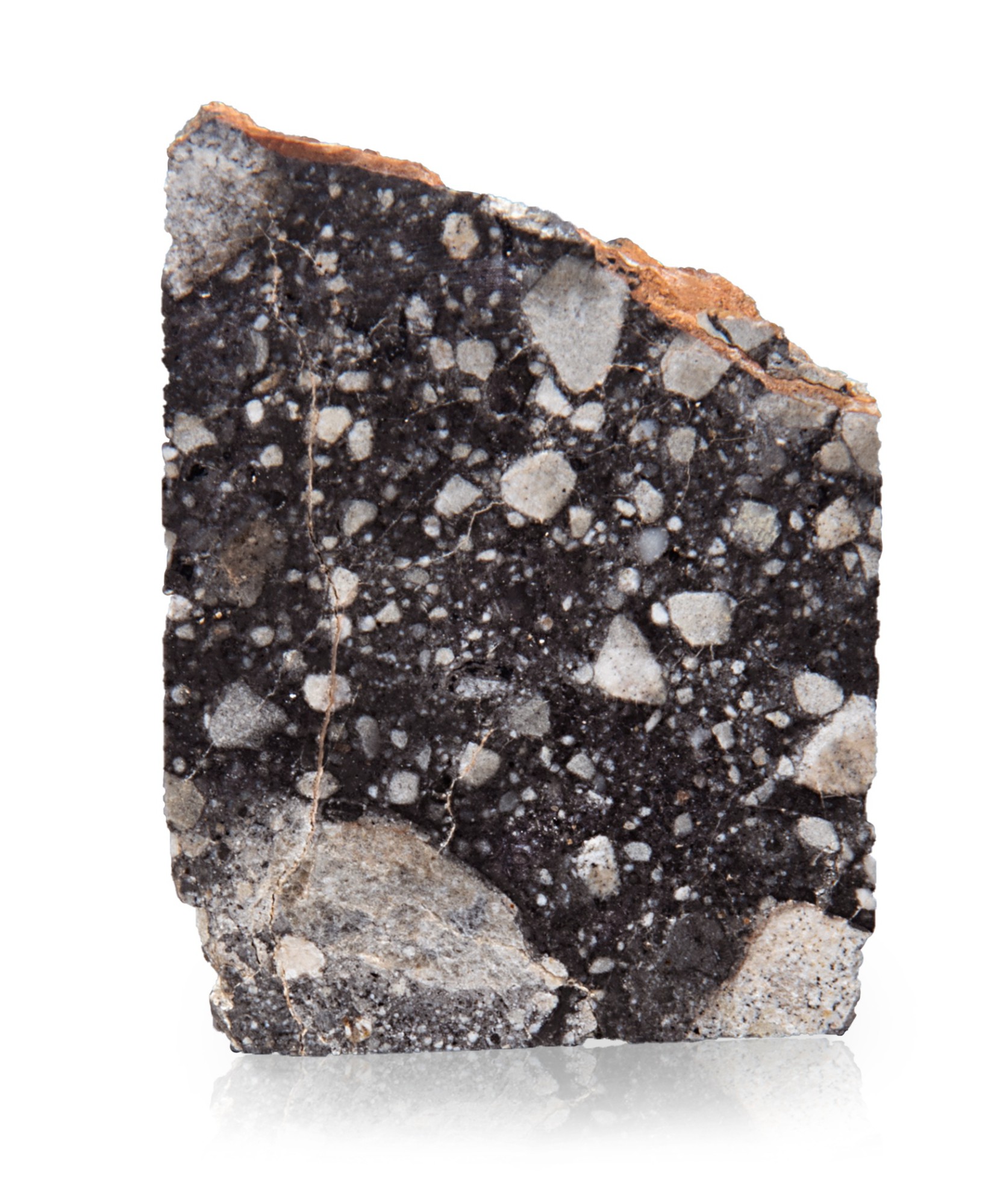 A Piece of The Moon — A cut and polished section of the quintessential ...