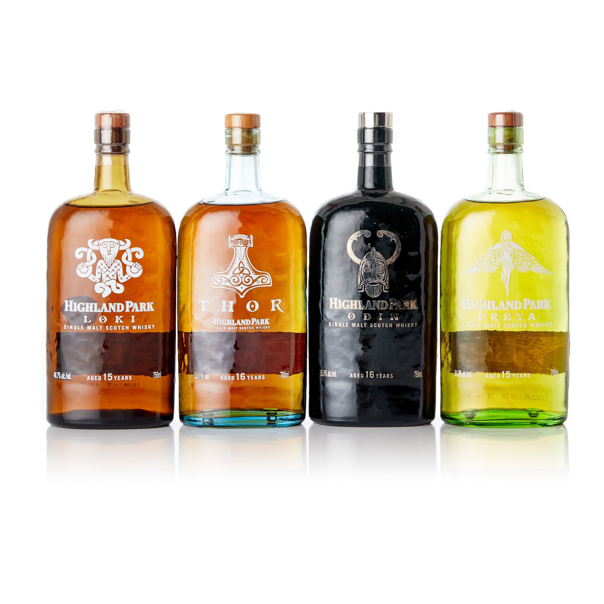 Highland Park The Valhalla Collection Mixed Lot (4 BT75) | Distilled ...