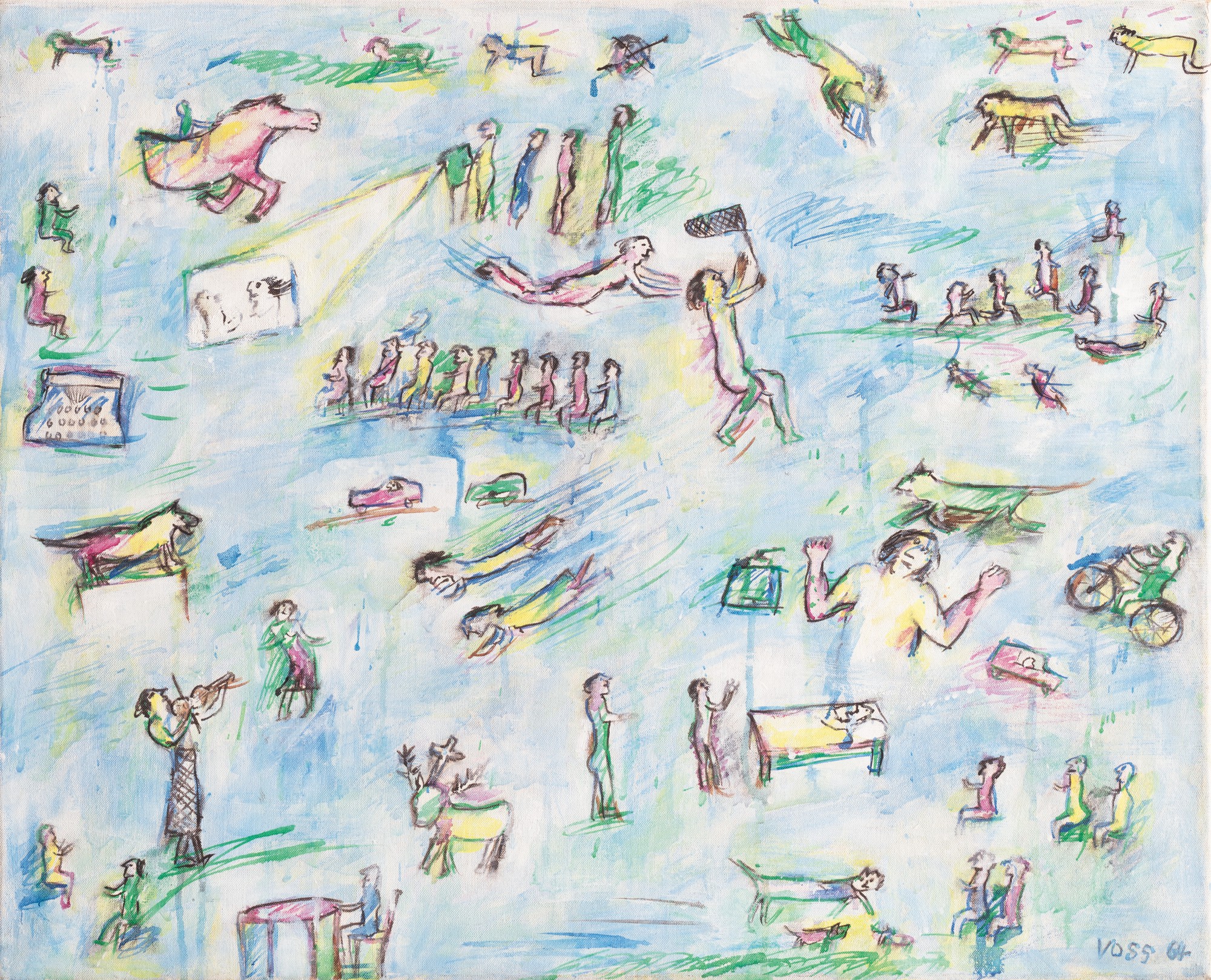 JAN VOSS | COMPOSITION WITH FIGURES | Contemporary Art Online ǀ Paris ...