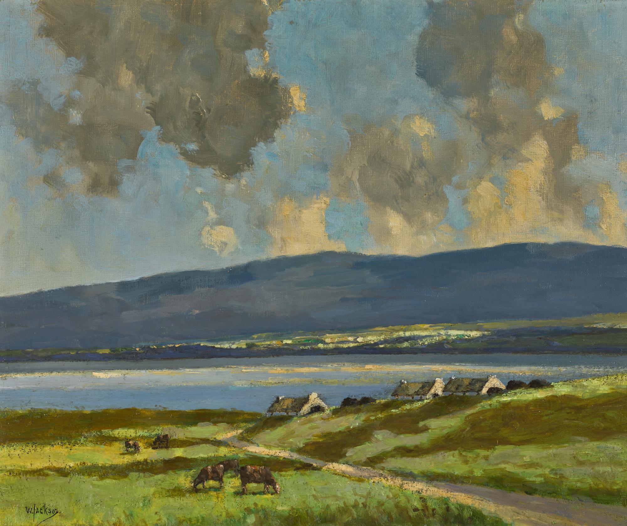 WILLIAM JACKSON | SUN AND SHADOW, DONEGAL | Irish Art | British Pics ...