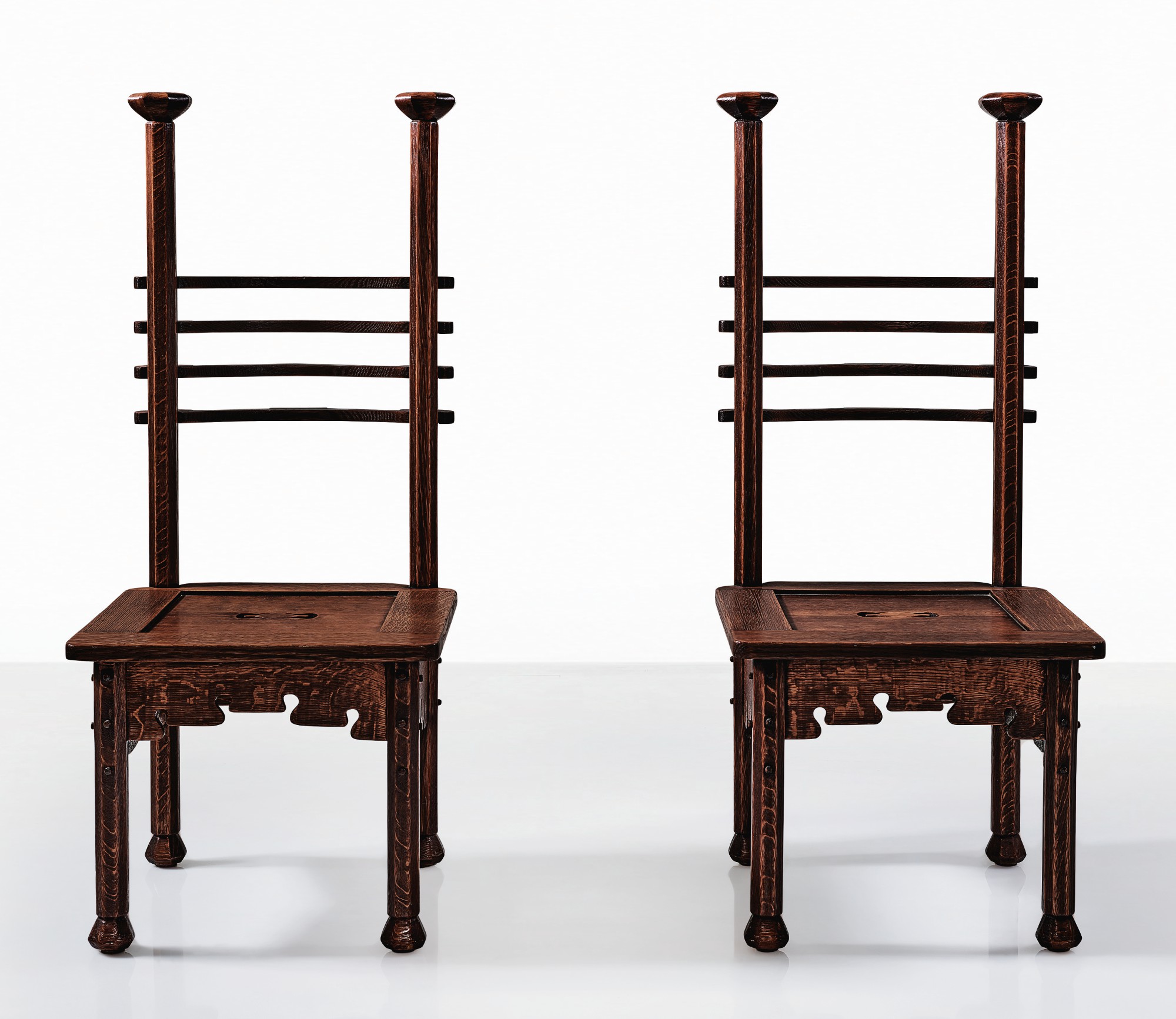CHARLES ROHLFS | PAIR OF LADDER BACK CHAIRS | Important Design ...