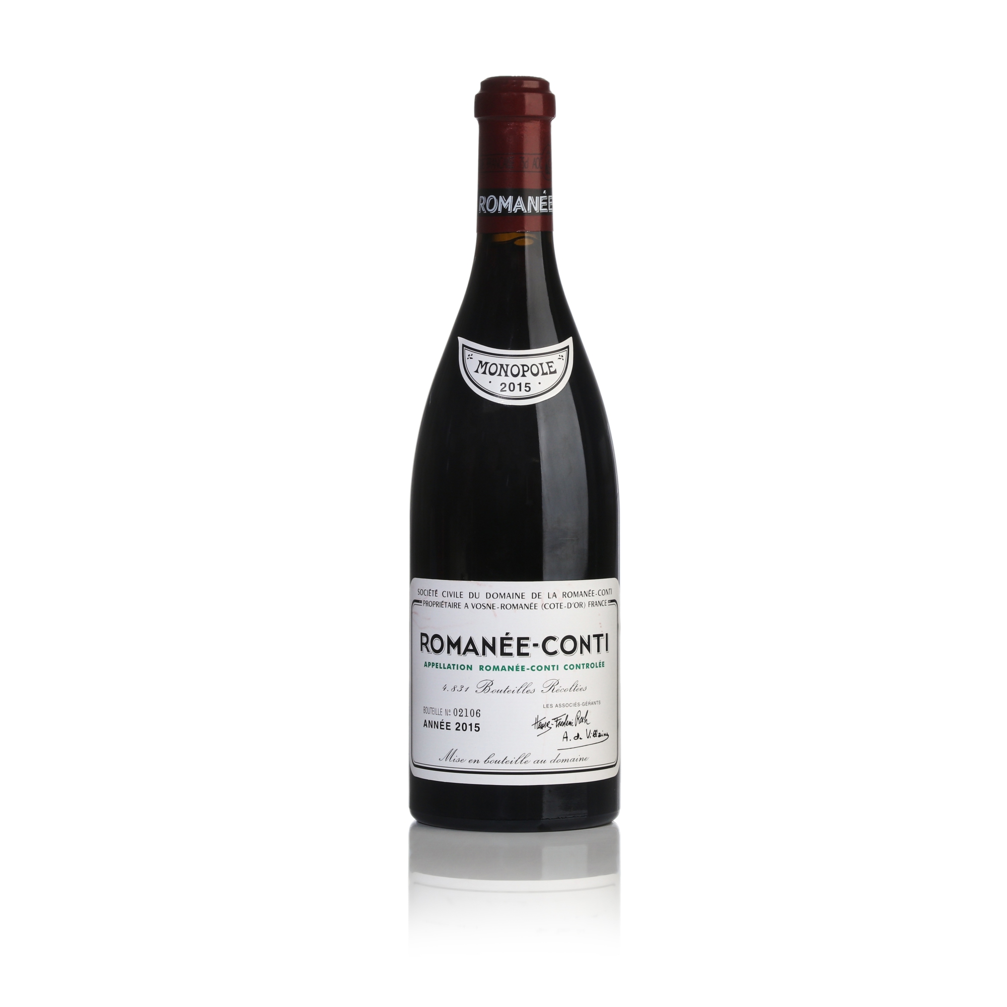 Romanée Conti 2015 Domaine de la Romanée-Conti (1 BT) | Eminent Alpine ...