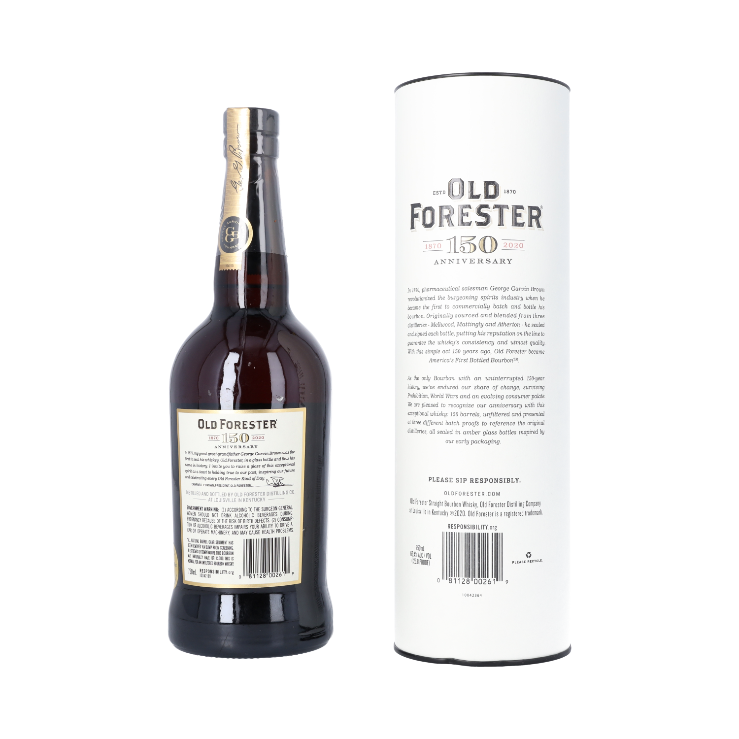 Old Forester 150th Anniversary 126.8 proof NV (1 BT75) | Bourbon & Rye ...