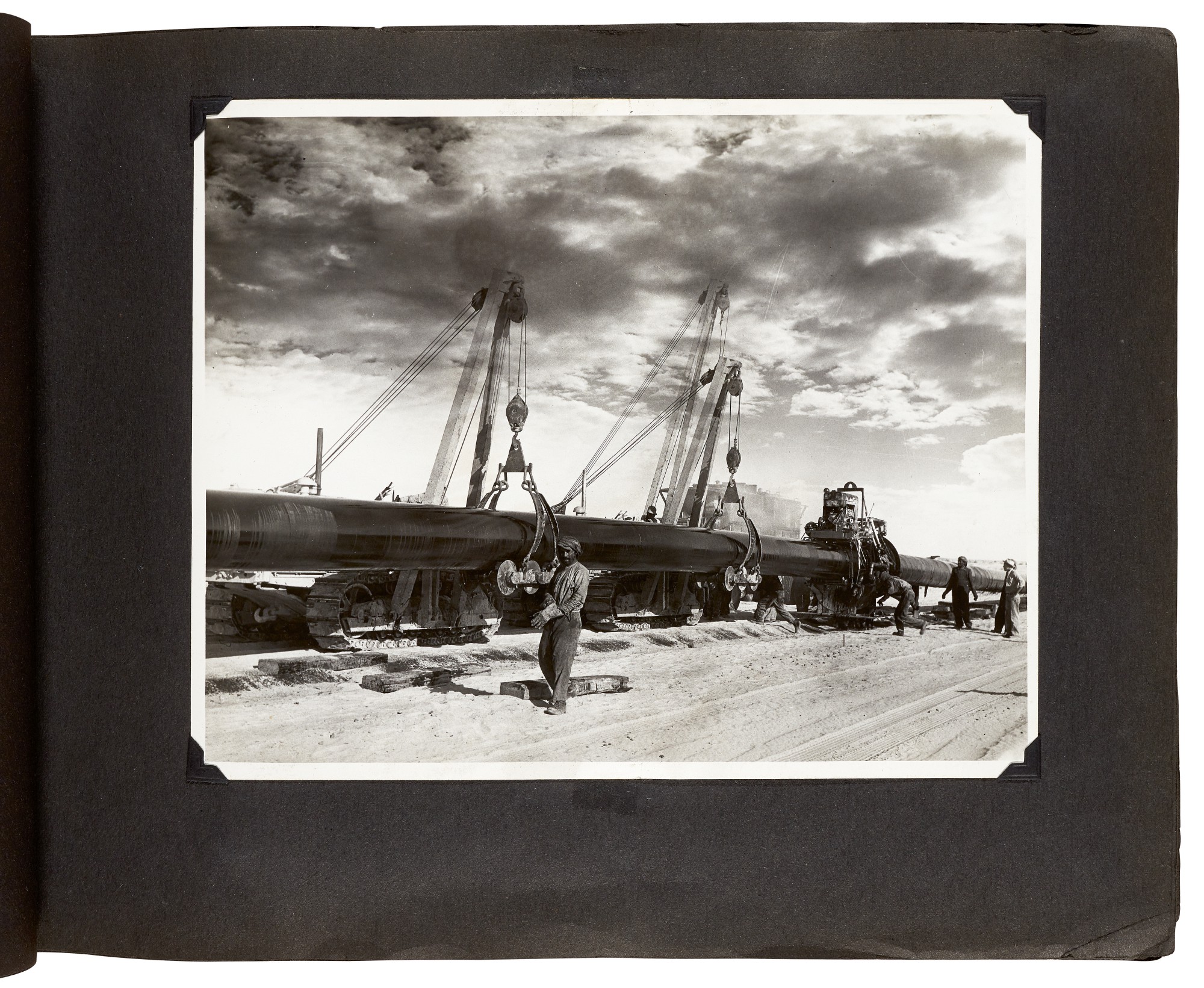 Saudi Arabia | Album of photographs of the construction of the Trans ...