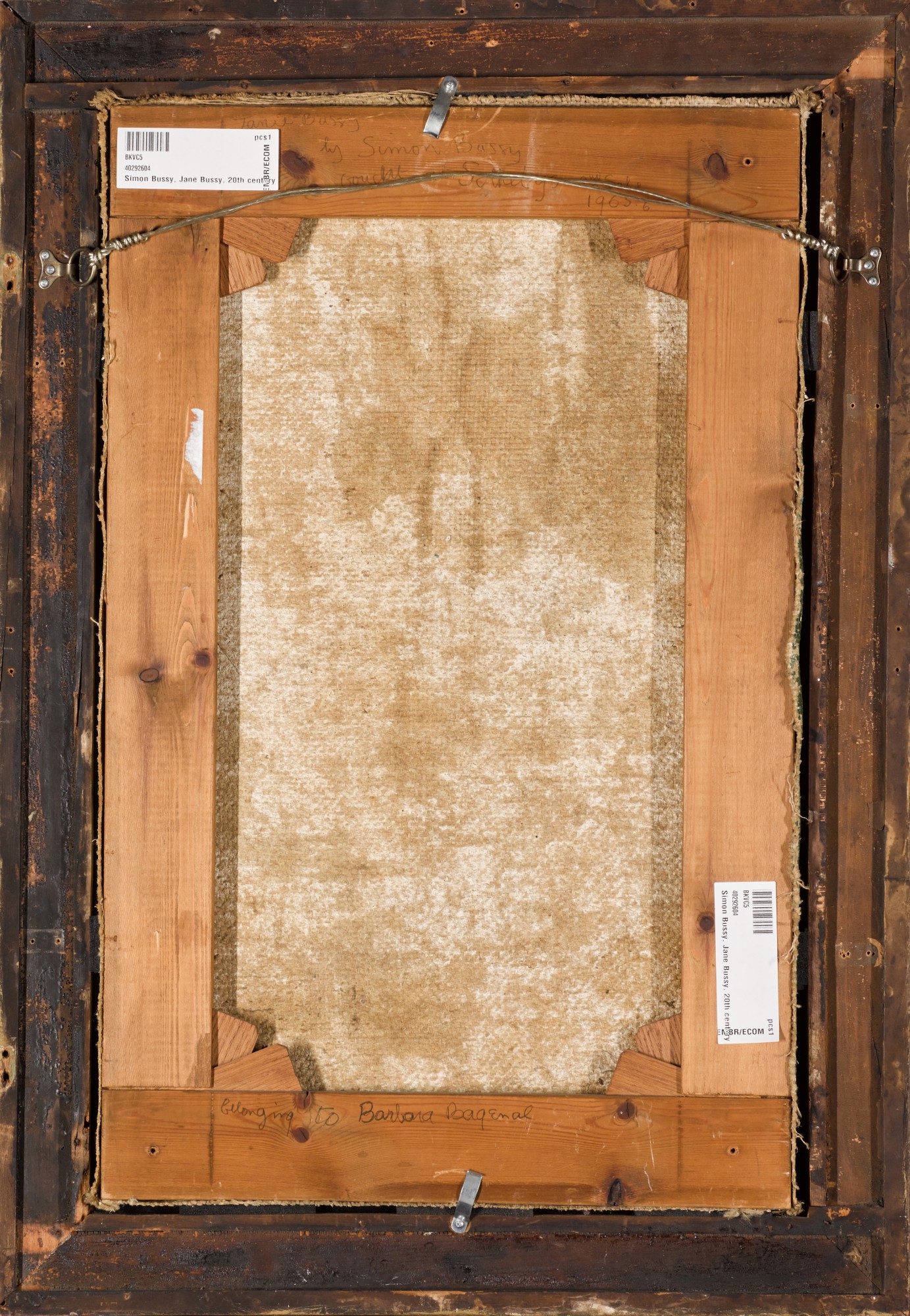 SIMON ALBERT BUSSY | PORTRAIT OF JANE BUSSY, DAUGHTER OF THE ARTIST ...