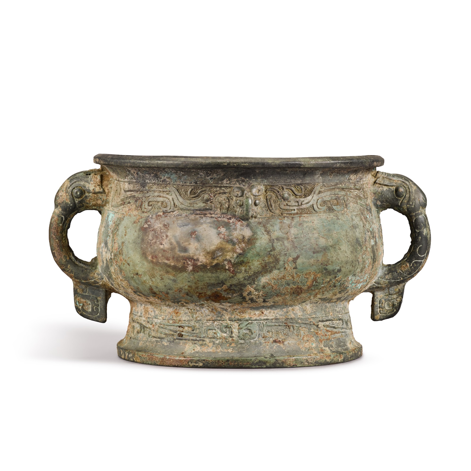 An archaic bronze ritual food vessel, Gui, Western Zhou dynasty | 西周 ...