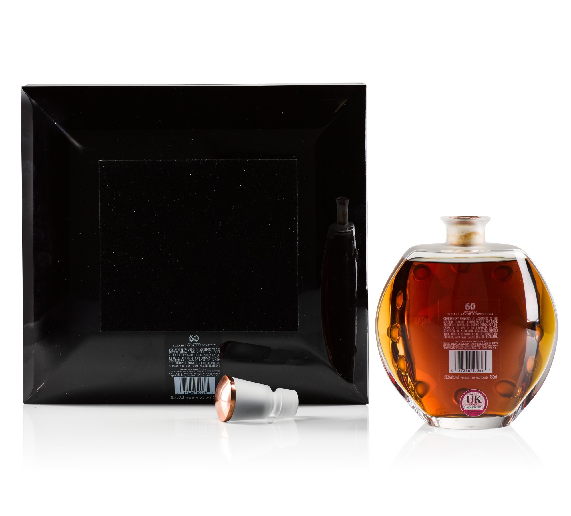 The Macallan 60 Year Old in Lalique, 6 Pillars, Fourth Edition, 53.2 ...