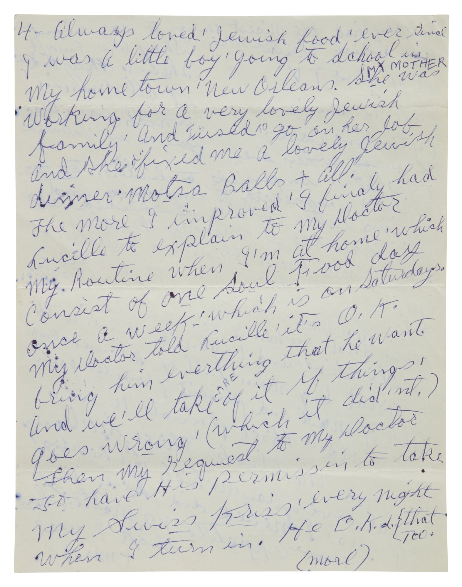Armstrong, Louis | One of Armstrong's last letters: a warm and intimate ...