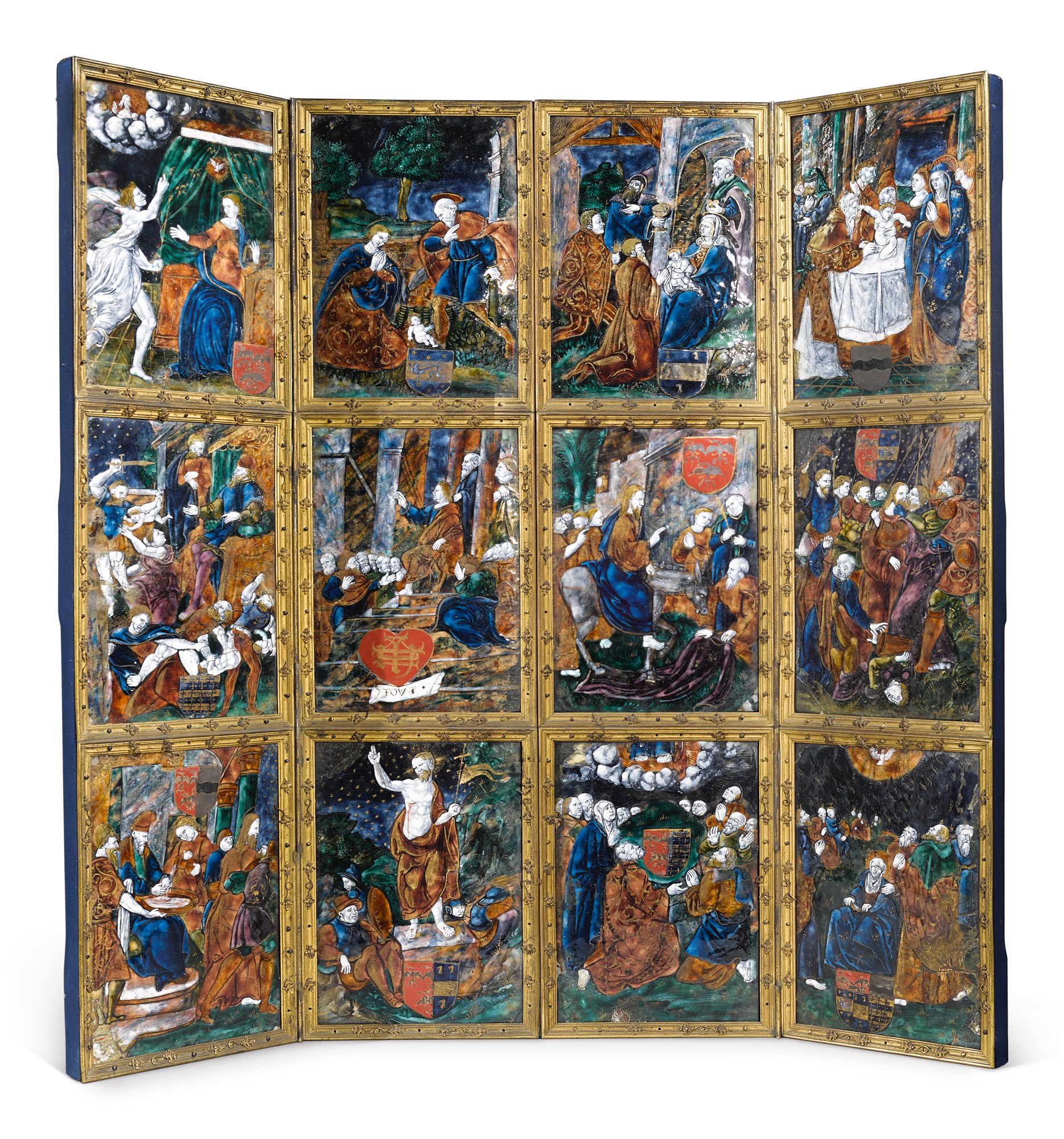 Triptych depicting Scenes from the Life and Passion of Christ | Master Sculpture and Works of ...