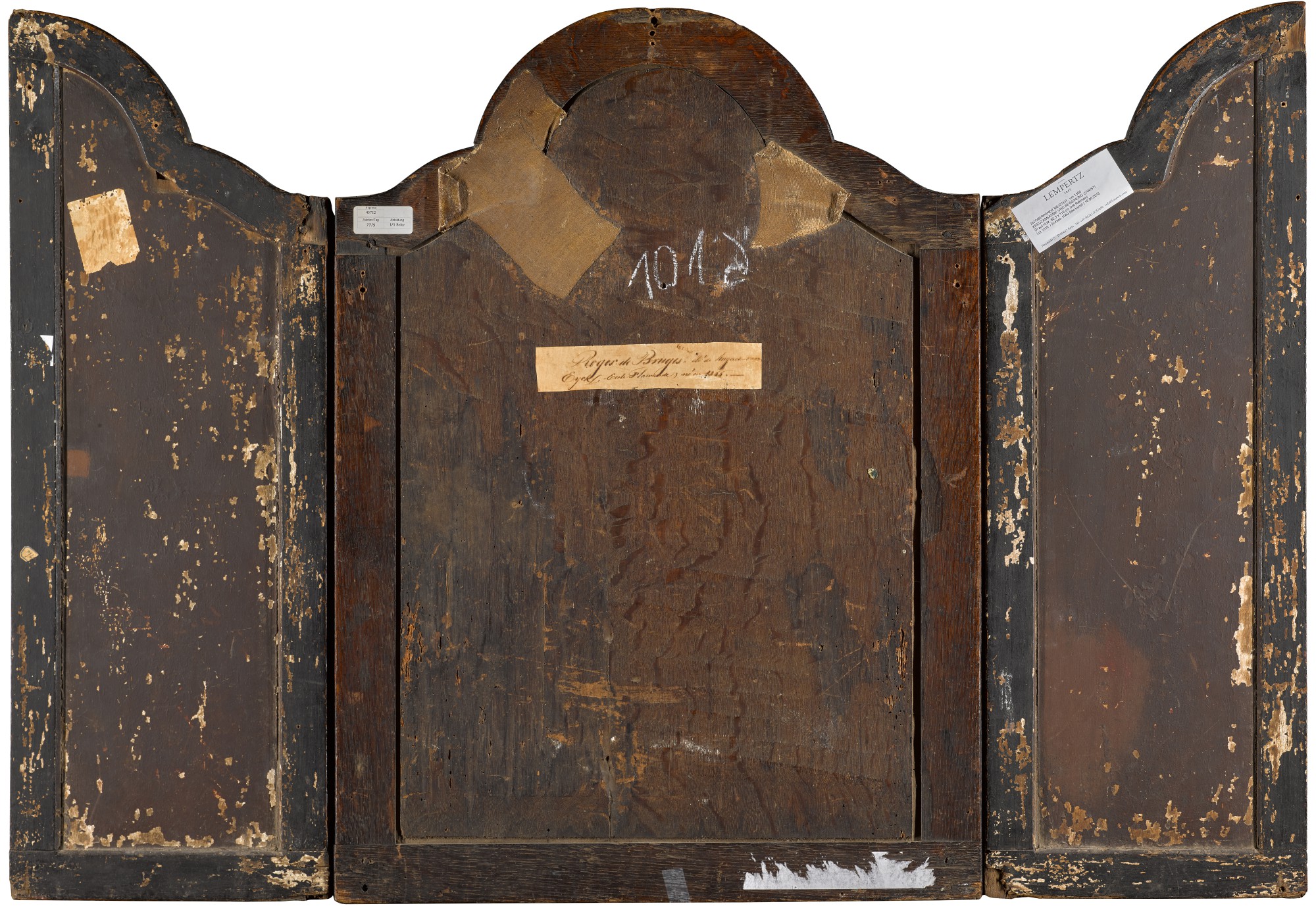 ANTWERP SCHOOL, CIRCA 1520 | A TRIPTYCH: THE DEPOSITION (CENTRAL PANEL); JOSEPH OF ARIMATHEA ...