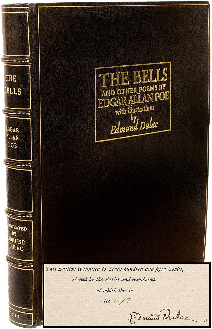 Edgar Allan Poe, Edmund Dulac Vintage Bells And Other Poems Signed ...
