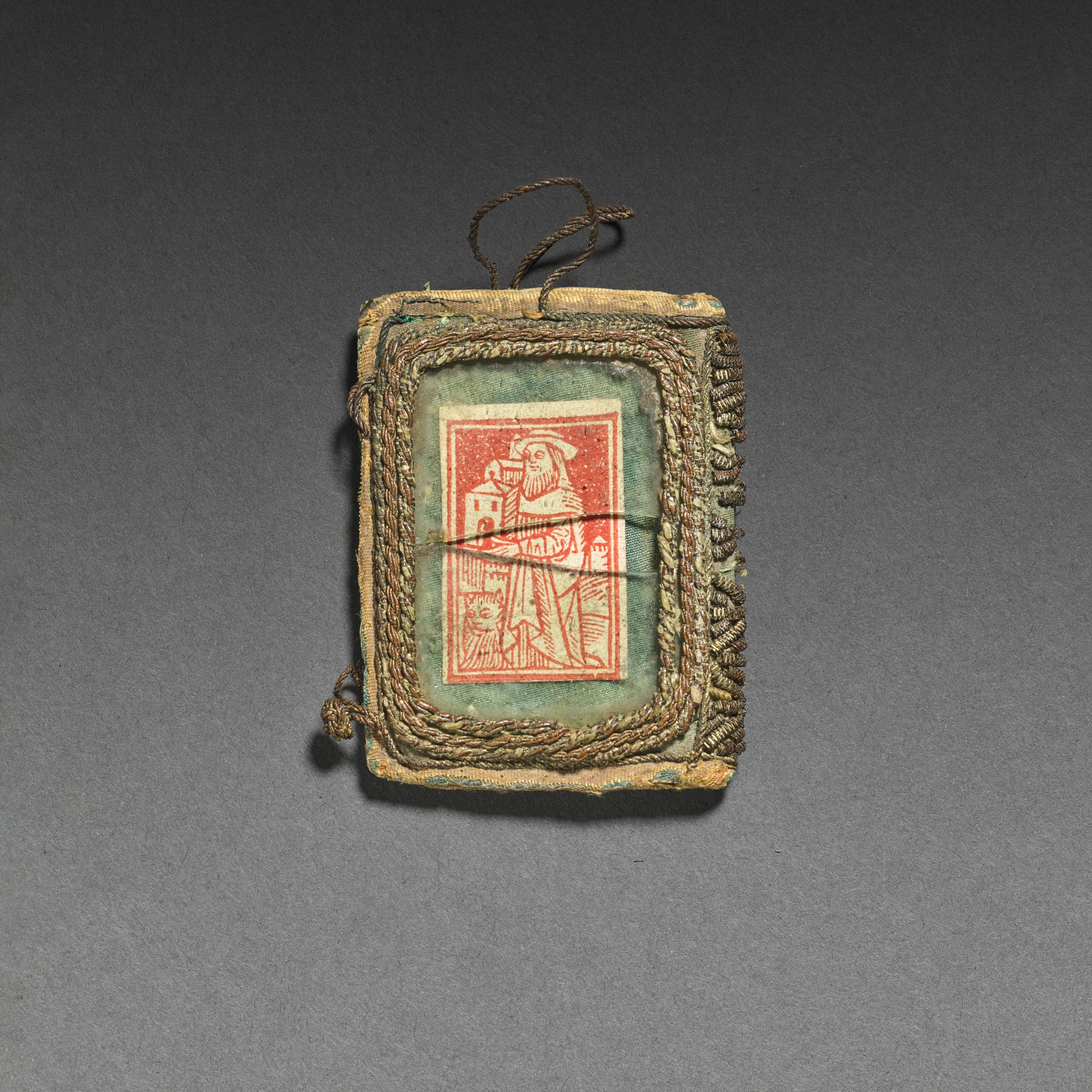 French, early 16th century | Miniature Book Binding with the Face of ...