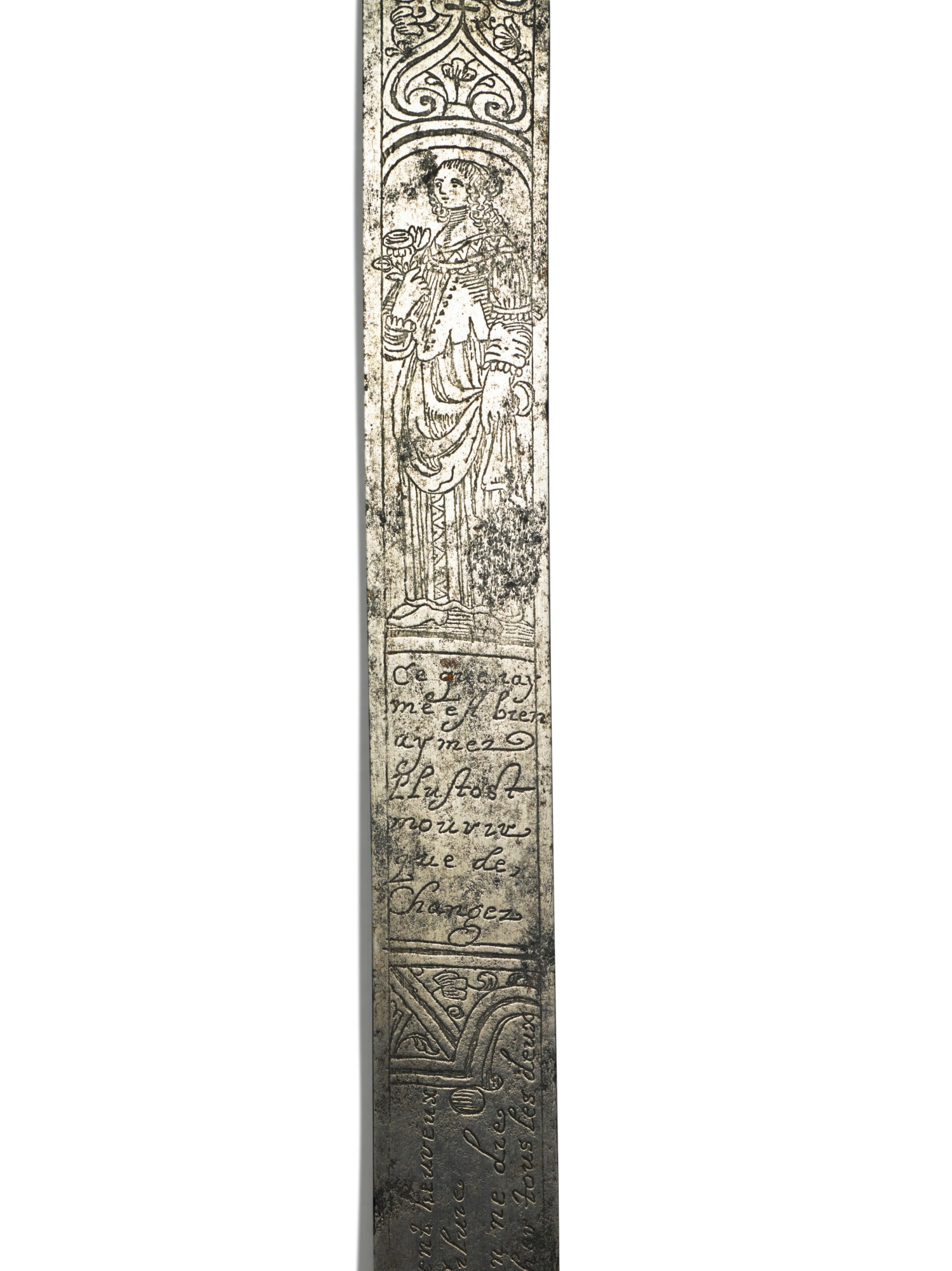 Rare French Double-Sided Engraved Steel Bookmark, 18th Century | The ...