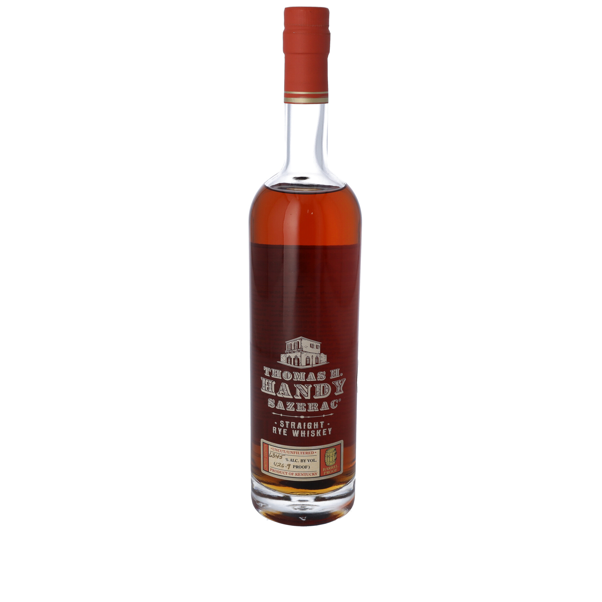 Thomas H. Handy Rye 2010 Release 126.9 proof NV (1 BT75) | Rare Bourbon ...