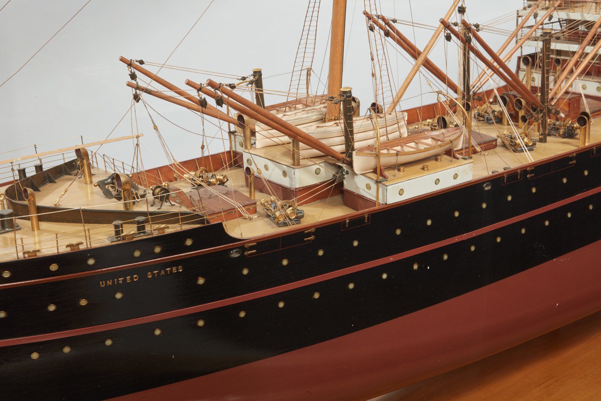 A Large Model of the Scandinavian American Line 'United States', Circa ...