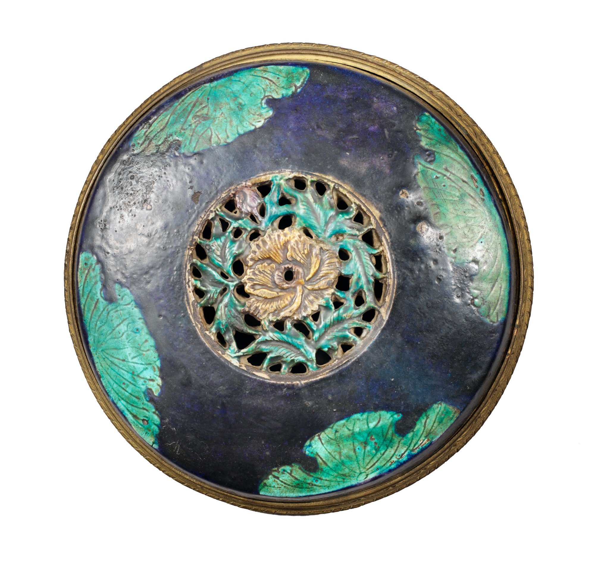 A GILT-BRONZE MOUNTED FAHUA STOOL, CHINESE, MING DYNASTY, 16TH CENTURY ...