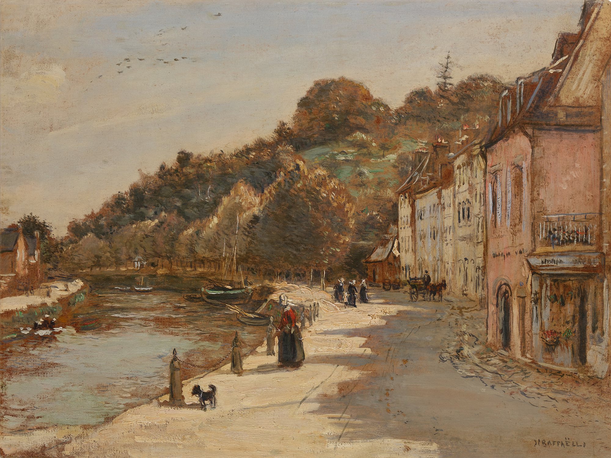 Promenade au bord d'un quai | The European Art Sale Part II | 2023 ...