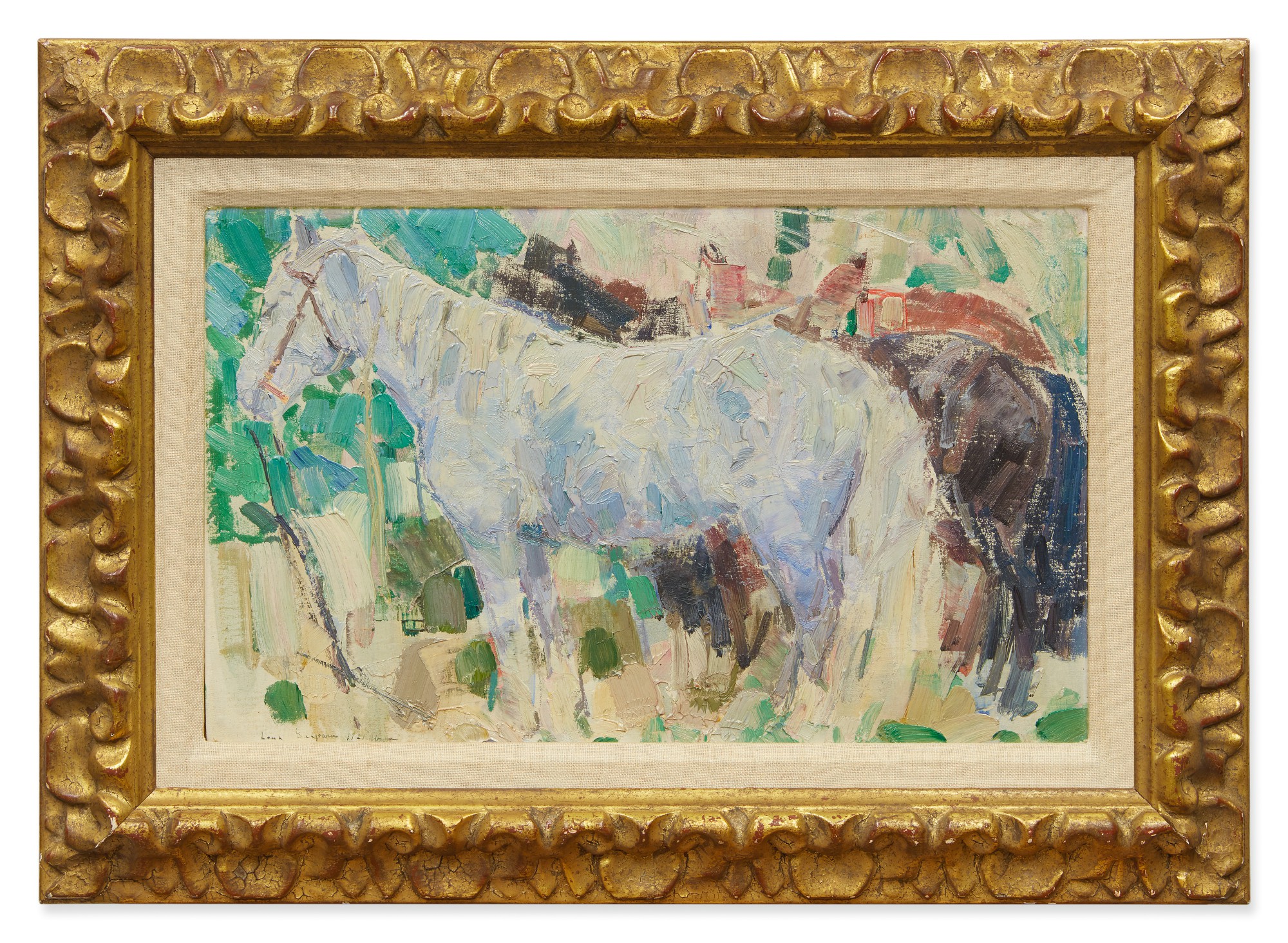 LEON GASPARD | URGA HORSES | Impressionist & Modern Art | 2020 | Sotheby's