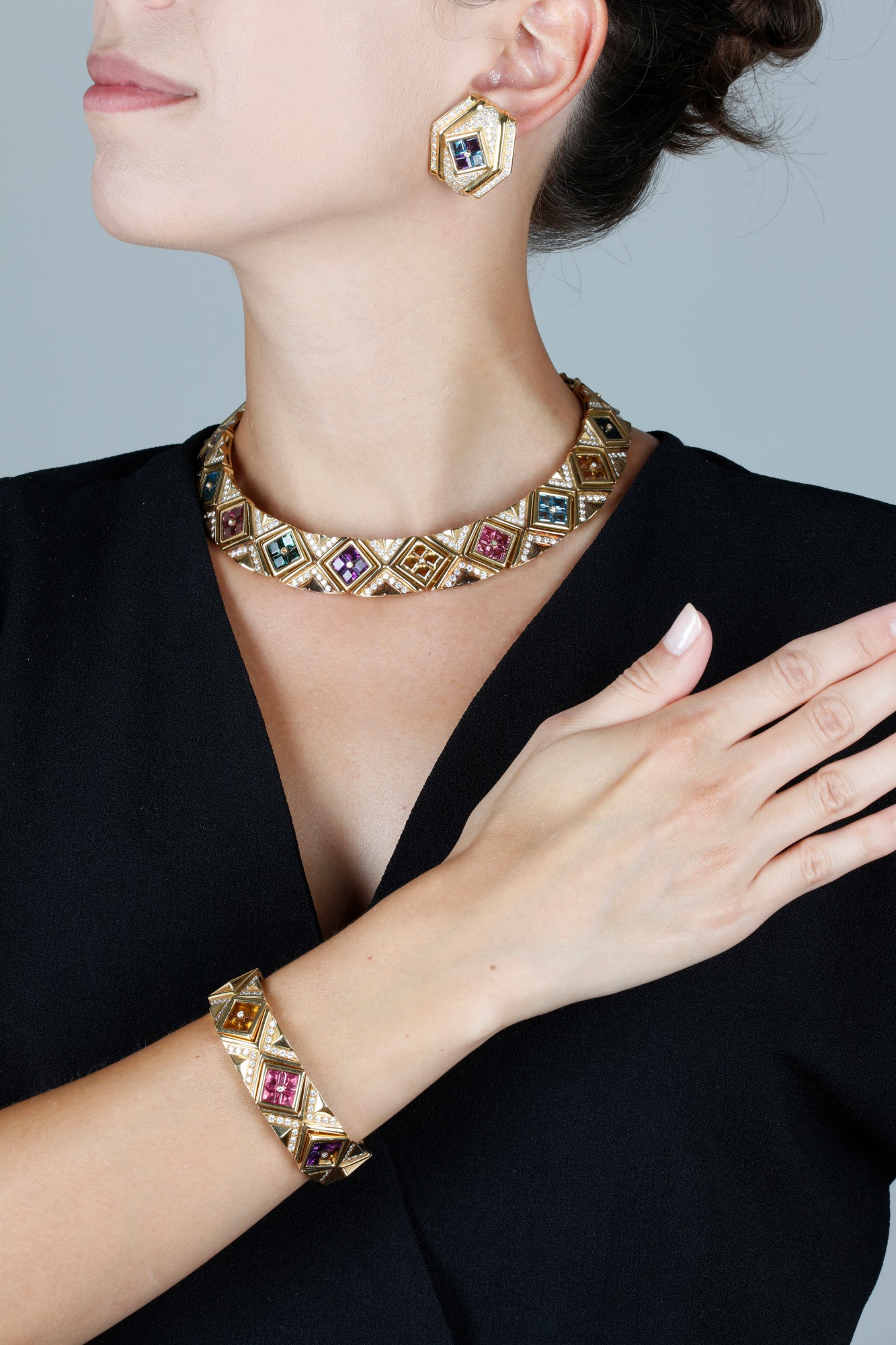 GEM SET AND DIAMOND PARURE | The Weekly Edit: Fine Jewels | Geneva ...