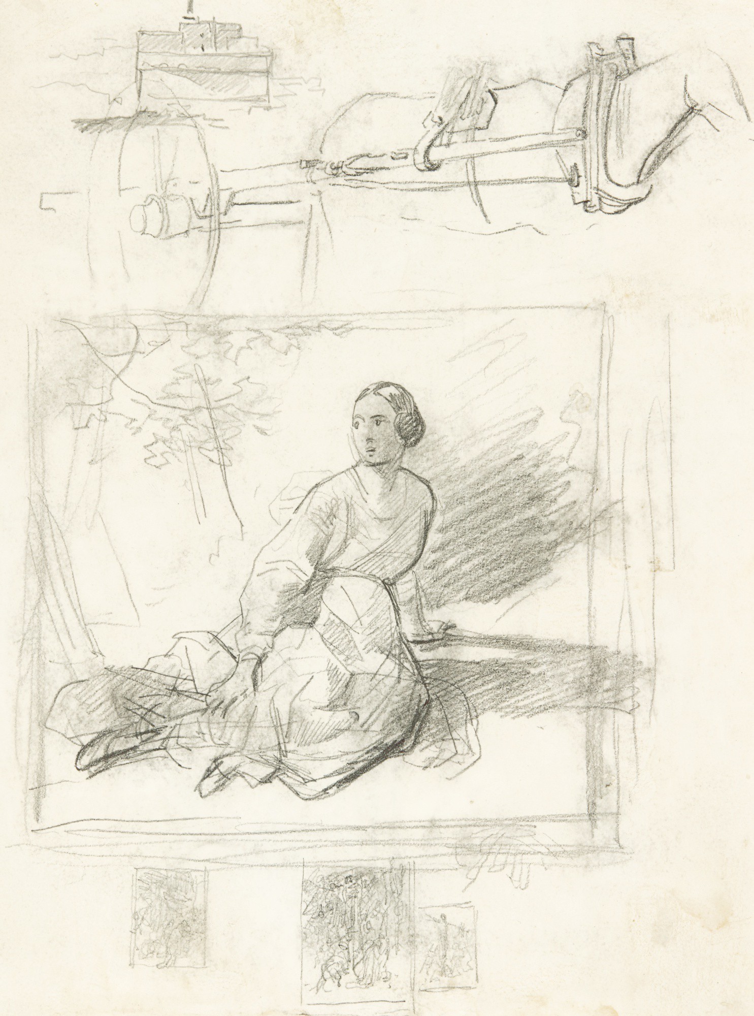 KARL PAVLOVICH BRIULLOV | A COLLECTION OF 52 DRAWINGS AND SKETCHES ...