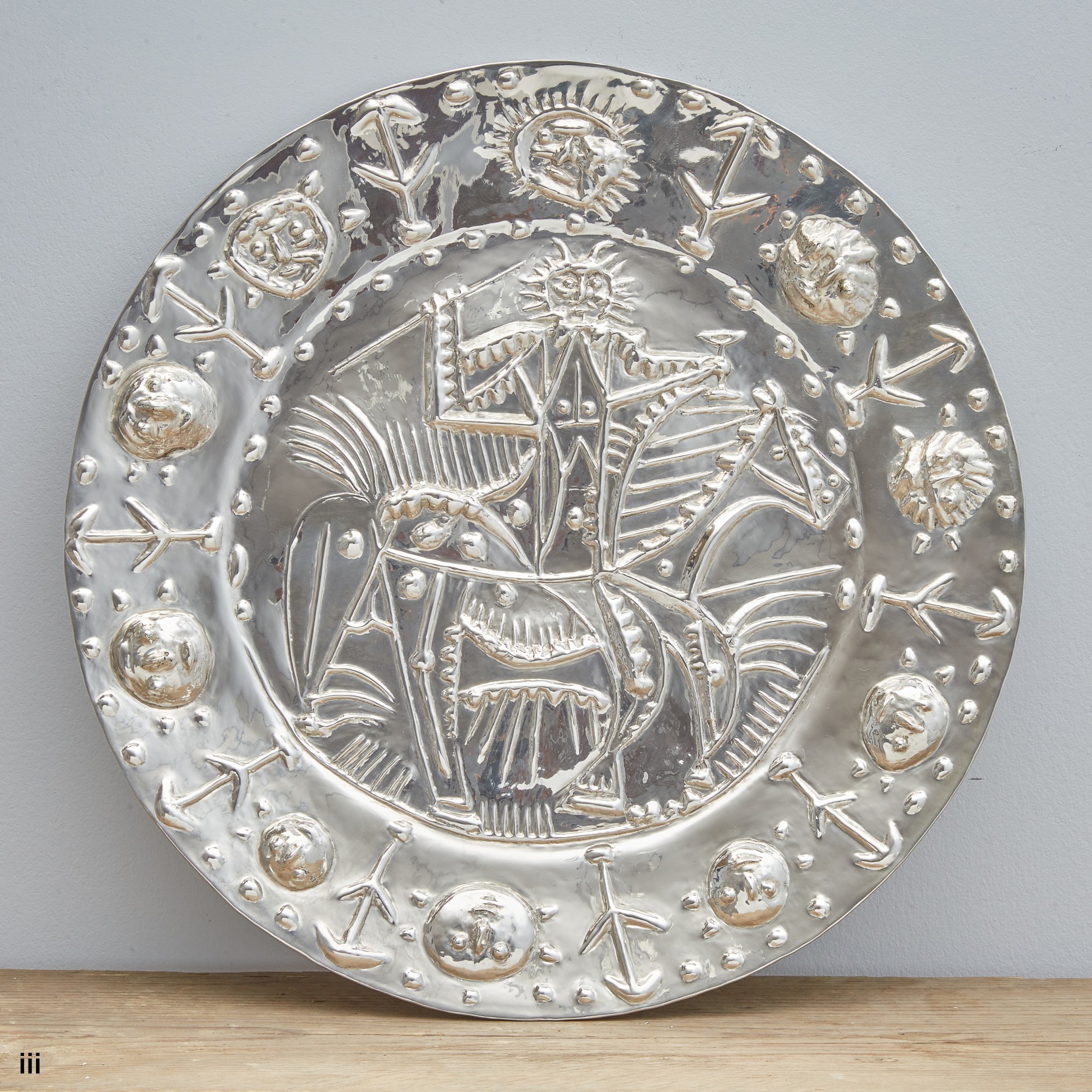 A complete set of 24 silver plates | 全套二十四件銀盤 | Modern Renaissance: A ...