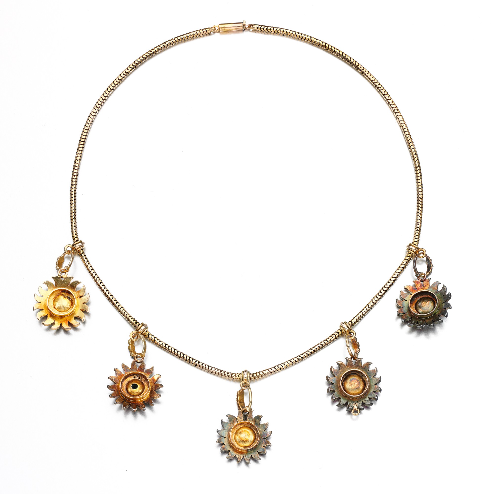 Gold and gem-set necklace, mid 19th century | Royal & Noble | 2022 ...