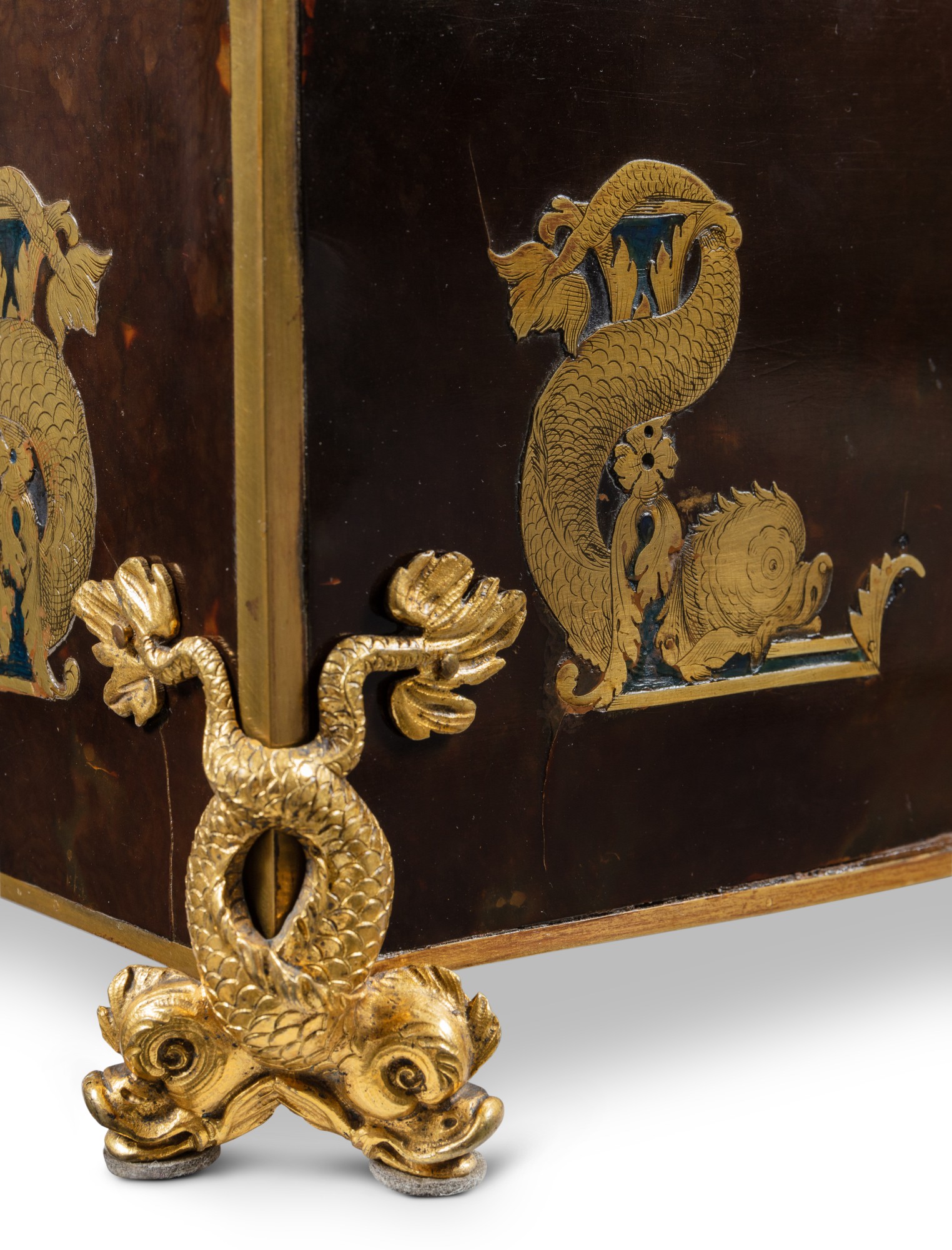A Royal Louis XIV casket, circa 1690, attributed to Alexandre-Jean ...