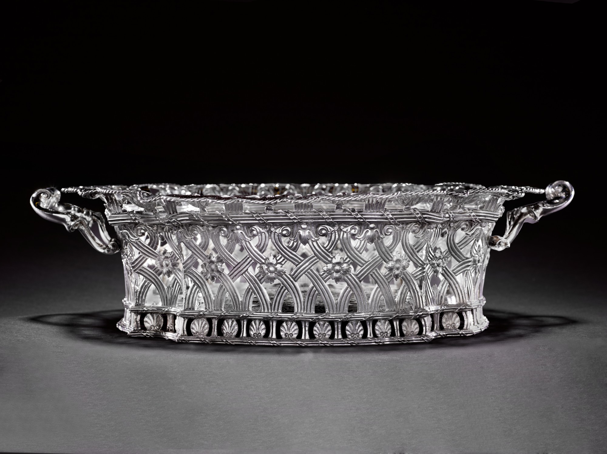 A George II silver basket, Charles Kandler, London, 1734 | Treasures ...