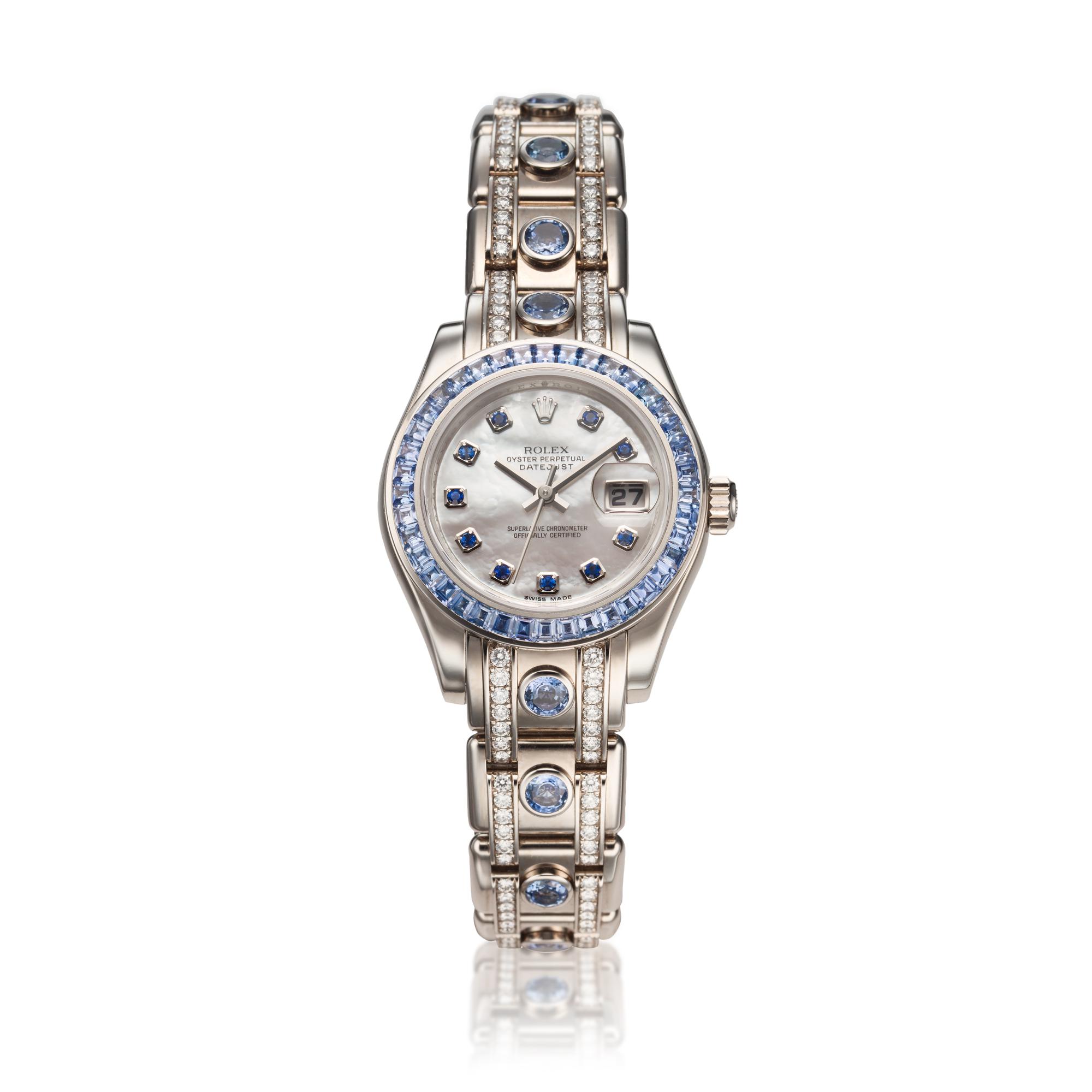 Reference 80309SACI Datejust Pearlmaster 'Octopus' A white gold ...