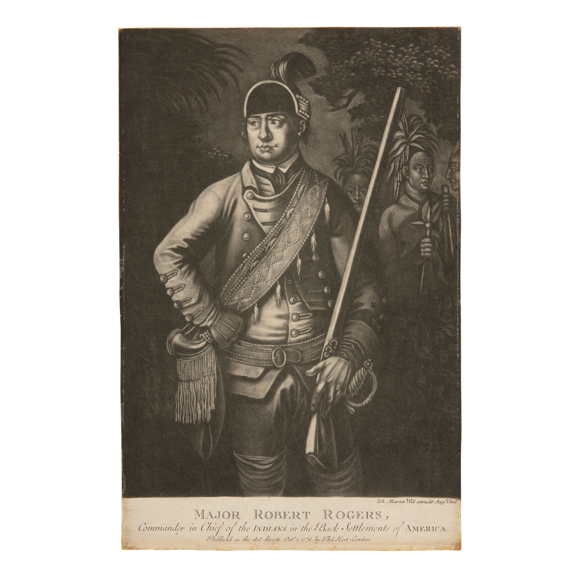 (Rogers, Robert, Major) — Johann Martin Will (after) | A striking ...