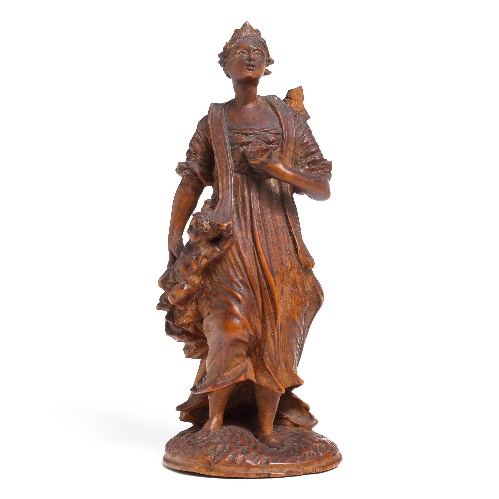 Southern German, early 18th century | Female Allegory with a Putto ...