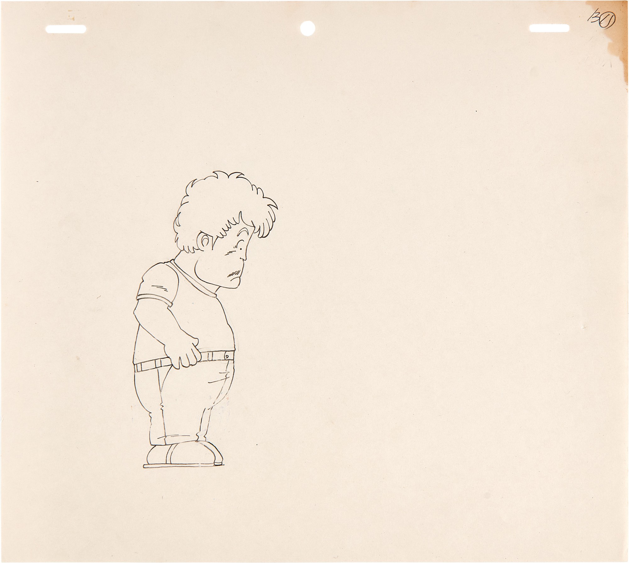 Dr. Slump and Arale in Superman Costume Animation Cels with Douga ...