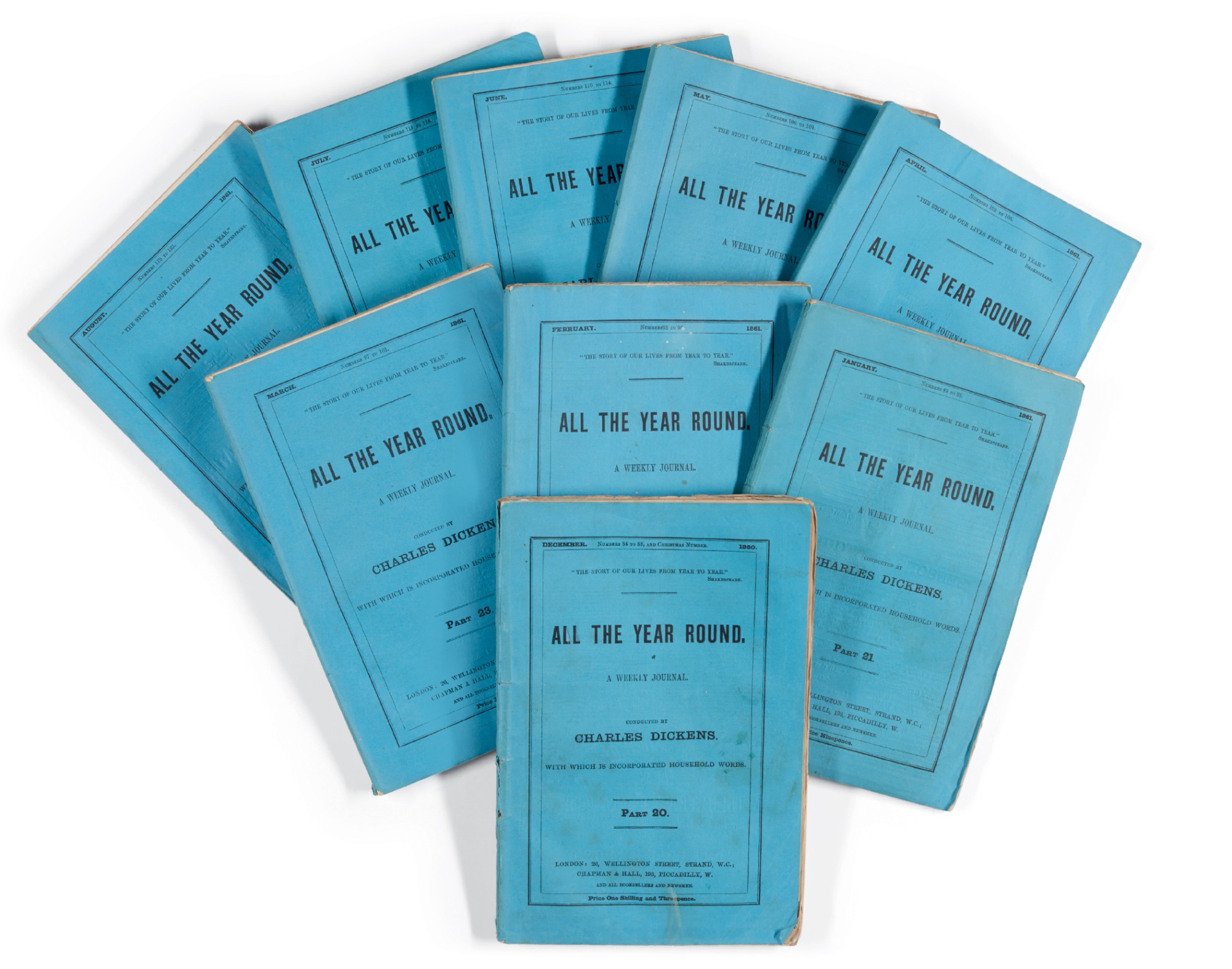 Dickens, Great Expectations, 1860-1861, first edition in the original 9 ...