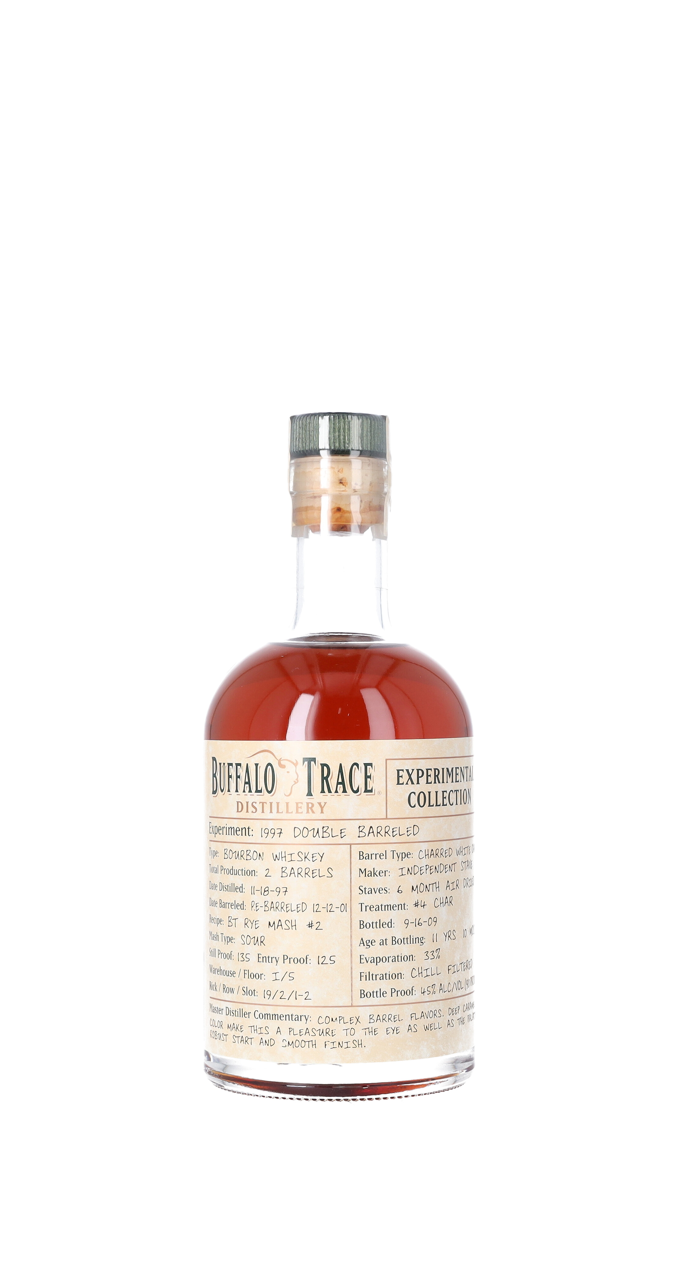 Buffalo Trace Experimental Collection Double Barreled 90 proof 1997 (1 ...