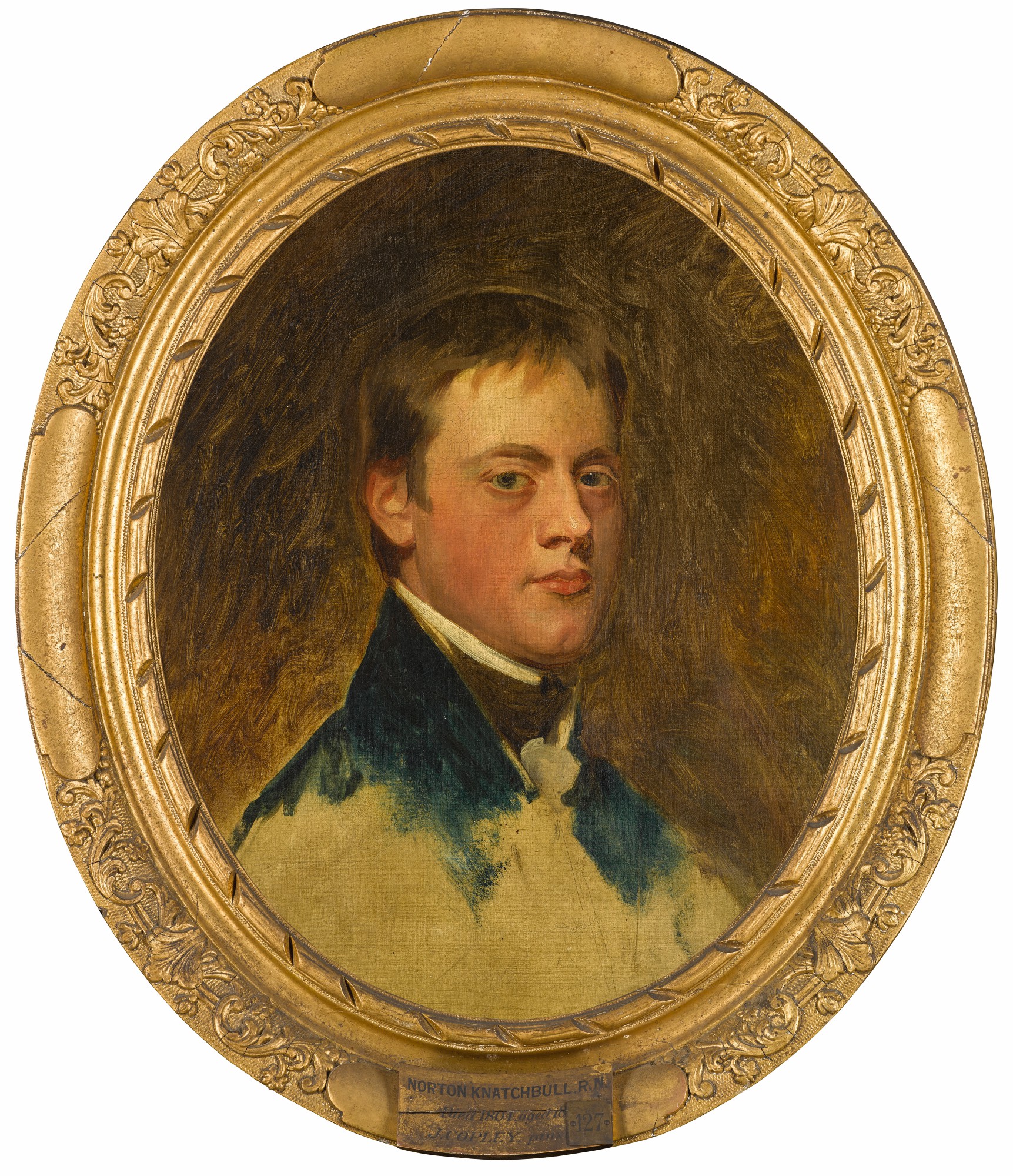 Portrait study of Norton Joseph Knatchbull (1783-1801), bust-length ...