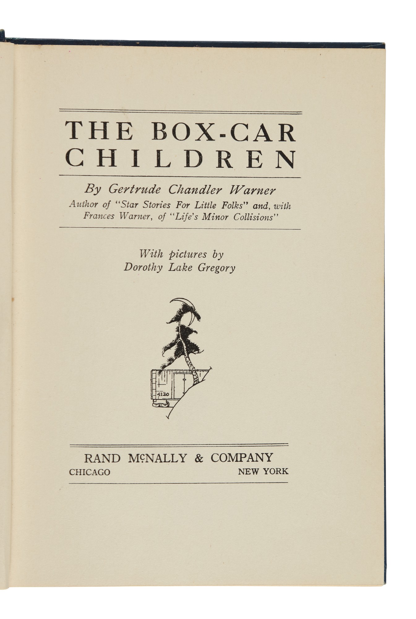 Warner, Gertrude C. First edition, presentation copy, of The Box-Car ...