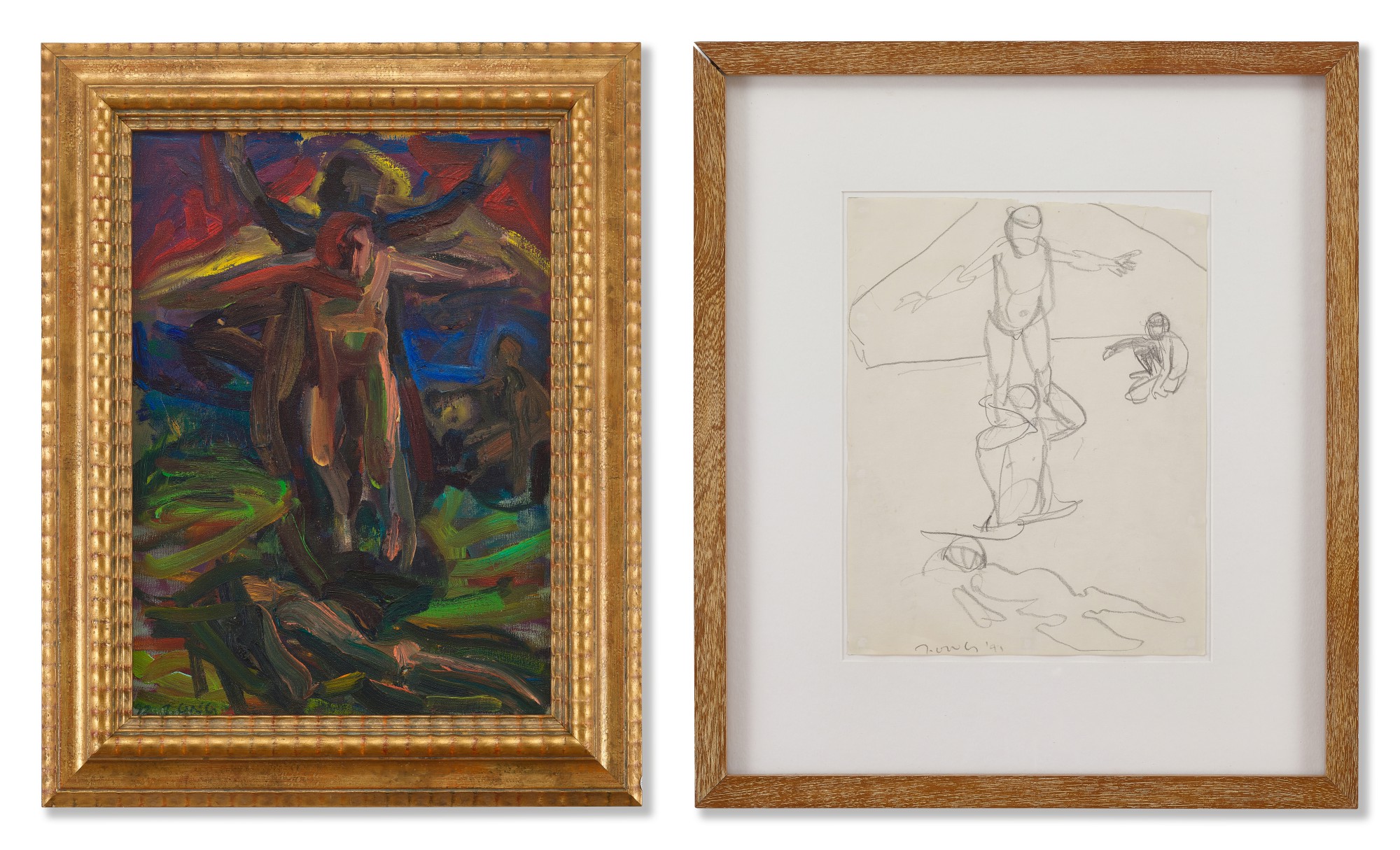 Jimmy Ong 王文清 | (i) A Study of Figures (ii) A Sketch of Figures (i) (i ...