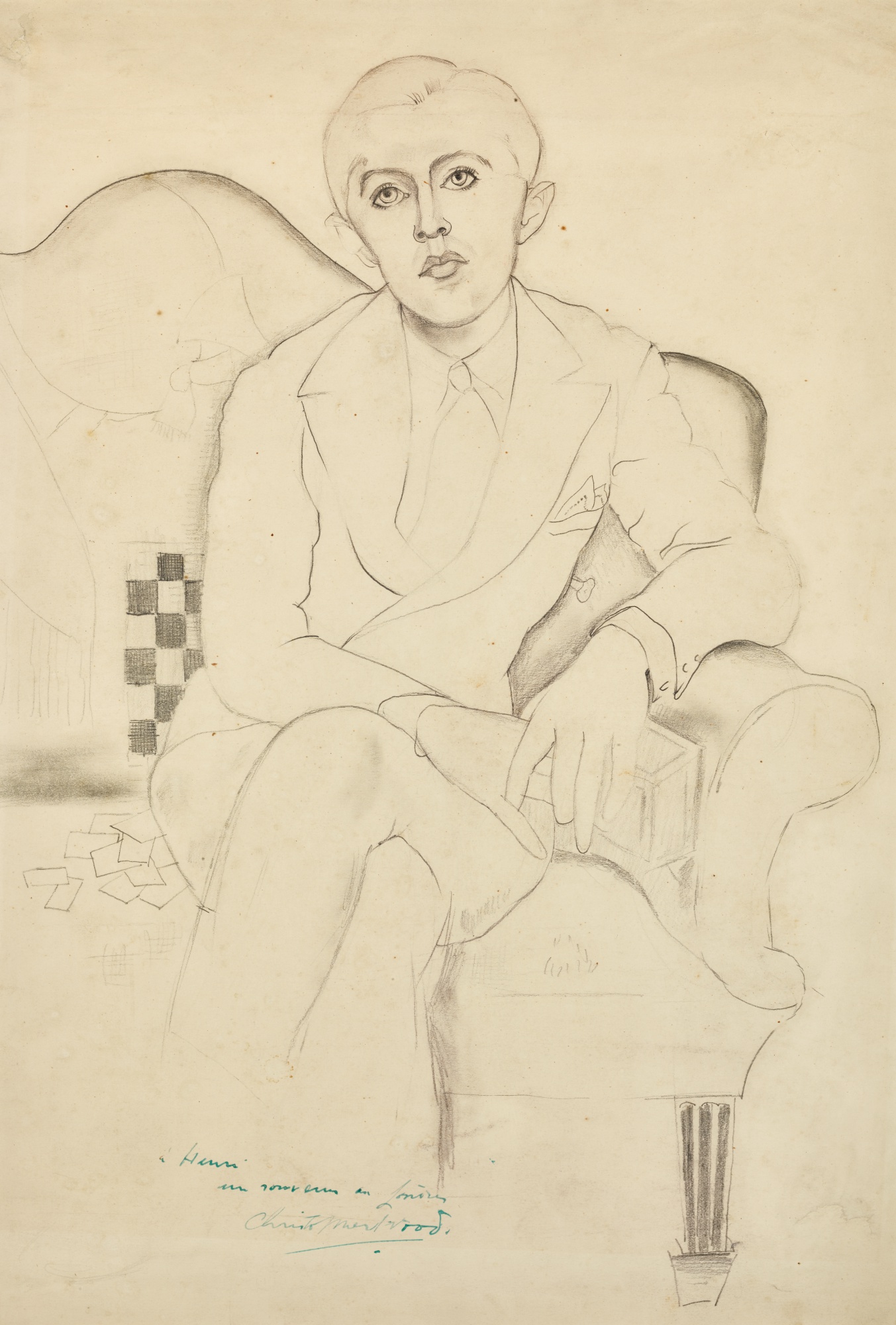 CHRISTOPHER WOOD | PORTRAIT OF A GENTLEMAN (HENRI) | Made in Britain ...