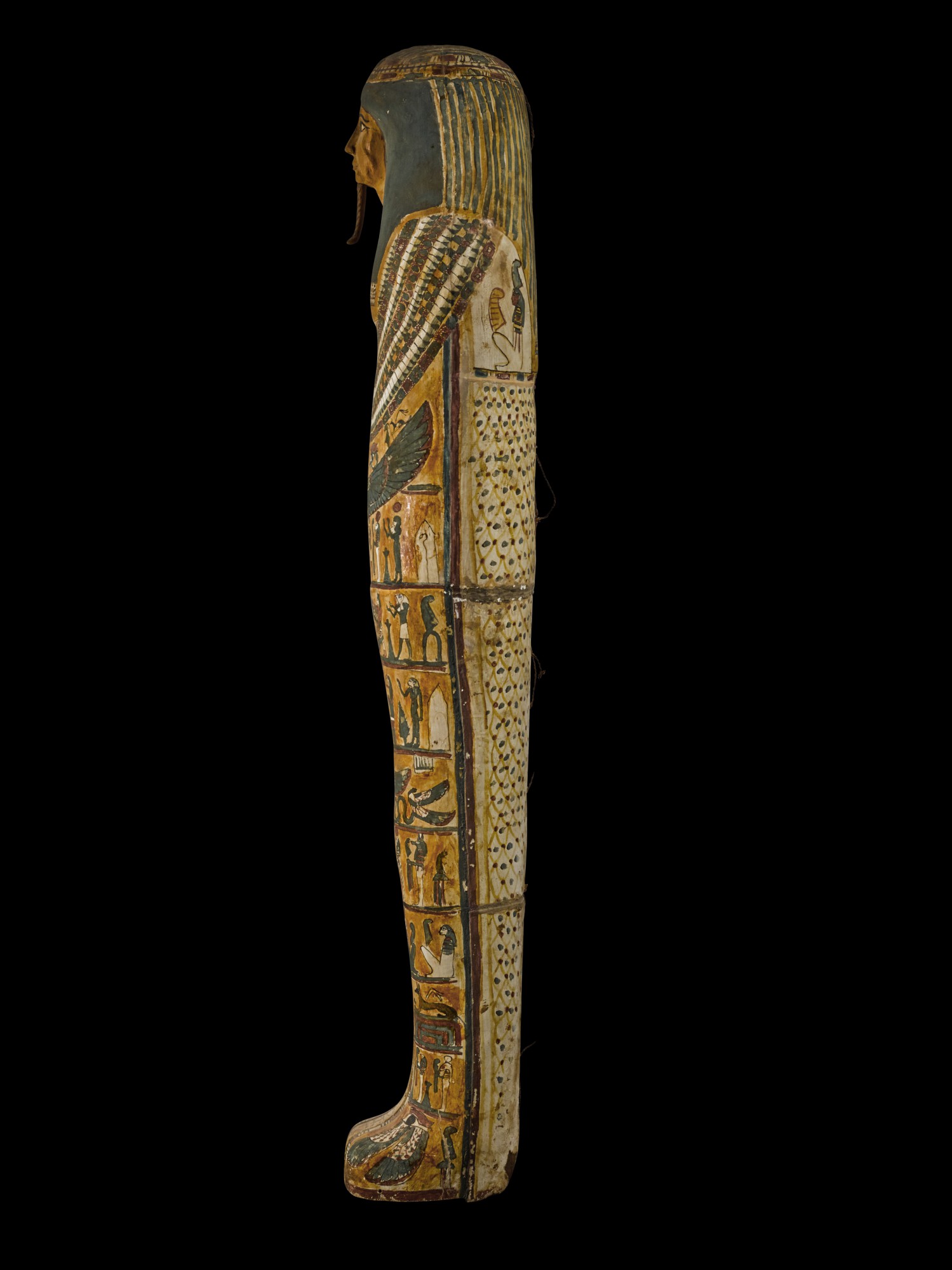 An Egyptian Polychrome Cartonnage Mummy Case, 3rd Intermediate Period ...