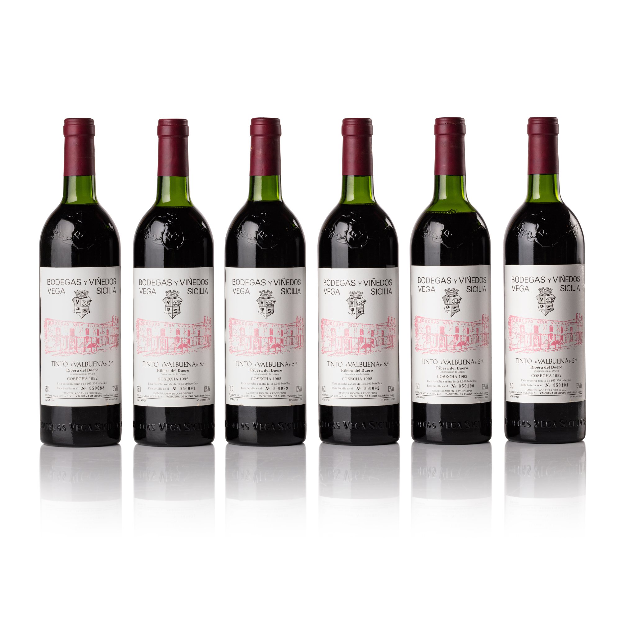 Vega Sicilia, 'Valbuena No. 5' 1992 (6 BT) | Spectacular Cellars from ...