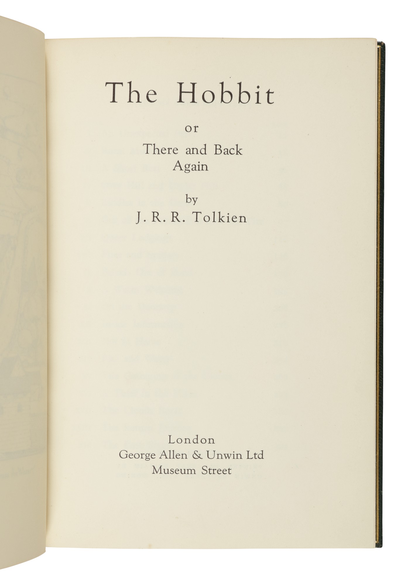 Tolkien, J.R.R. | First edition, handsomely bound | Fine Books and ...