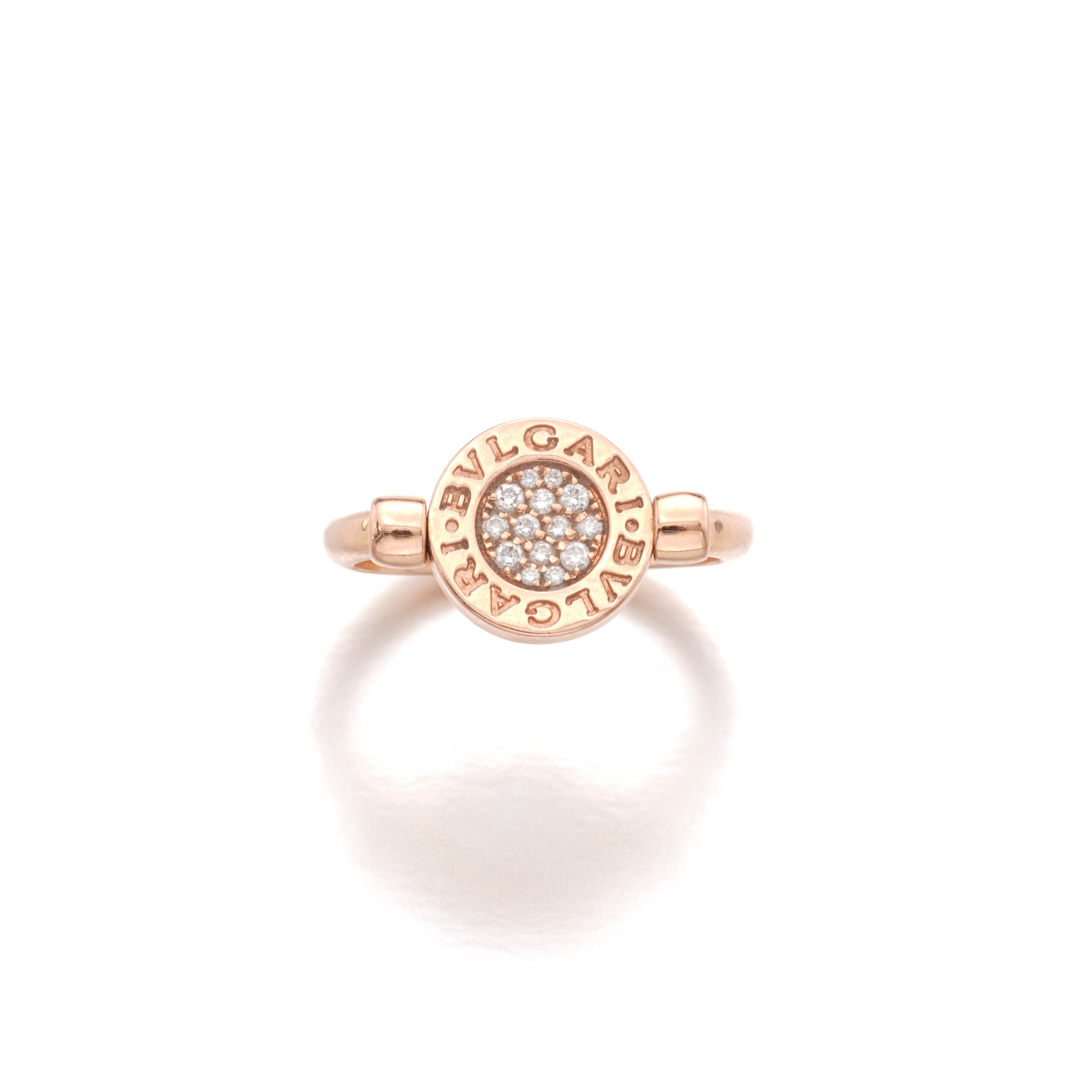 Bvlgari Gold, Diamond And Mother-of-Pearl Bulgari Bulgari Ring ...