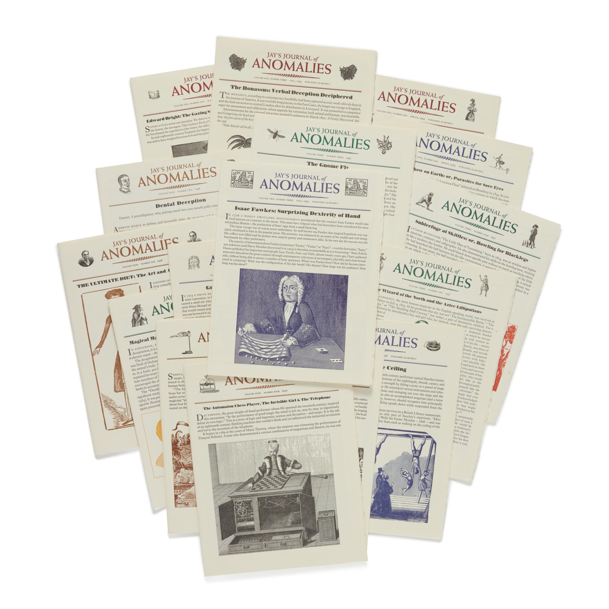 Jay, Ricky | His own set of his eponymous journal | The Ricky Jay ...