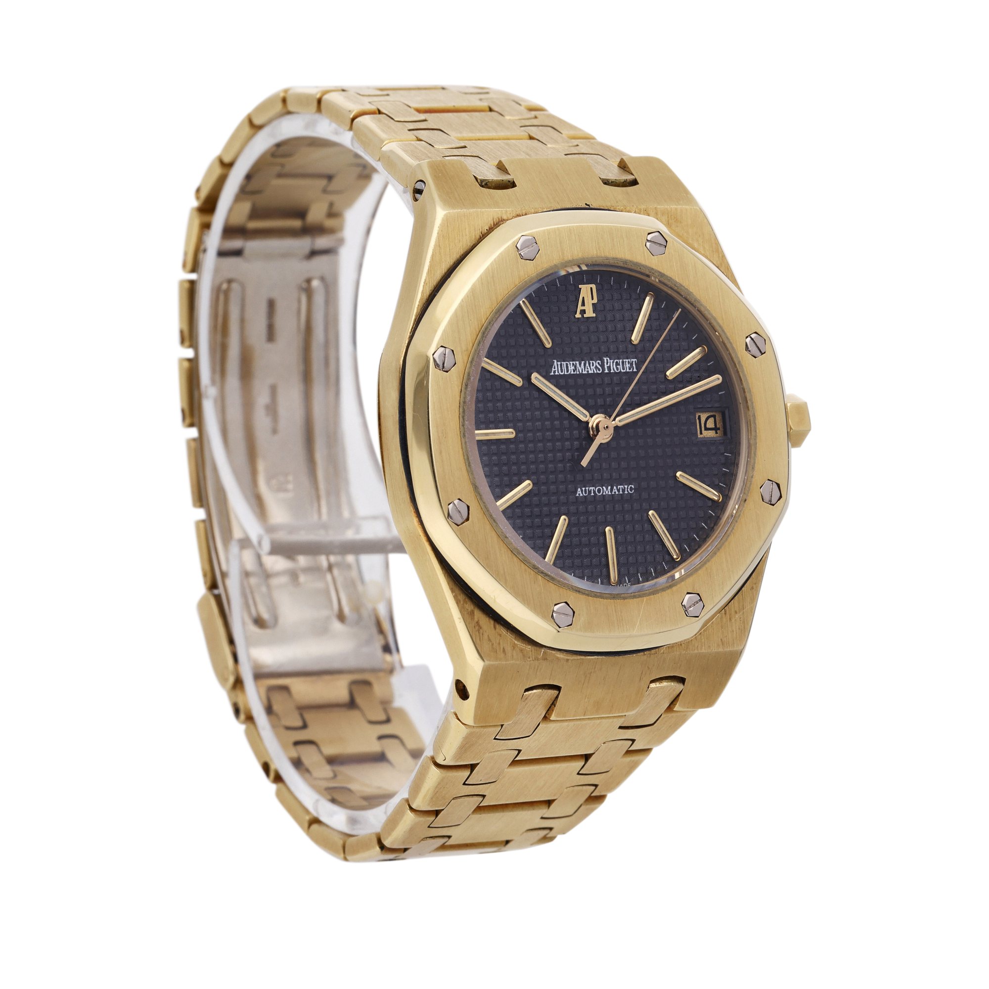 Royal Oak | A yellow gold wristwatch with date and bracelet, Circa 1978 ...
