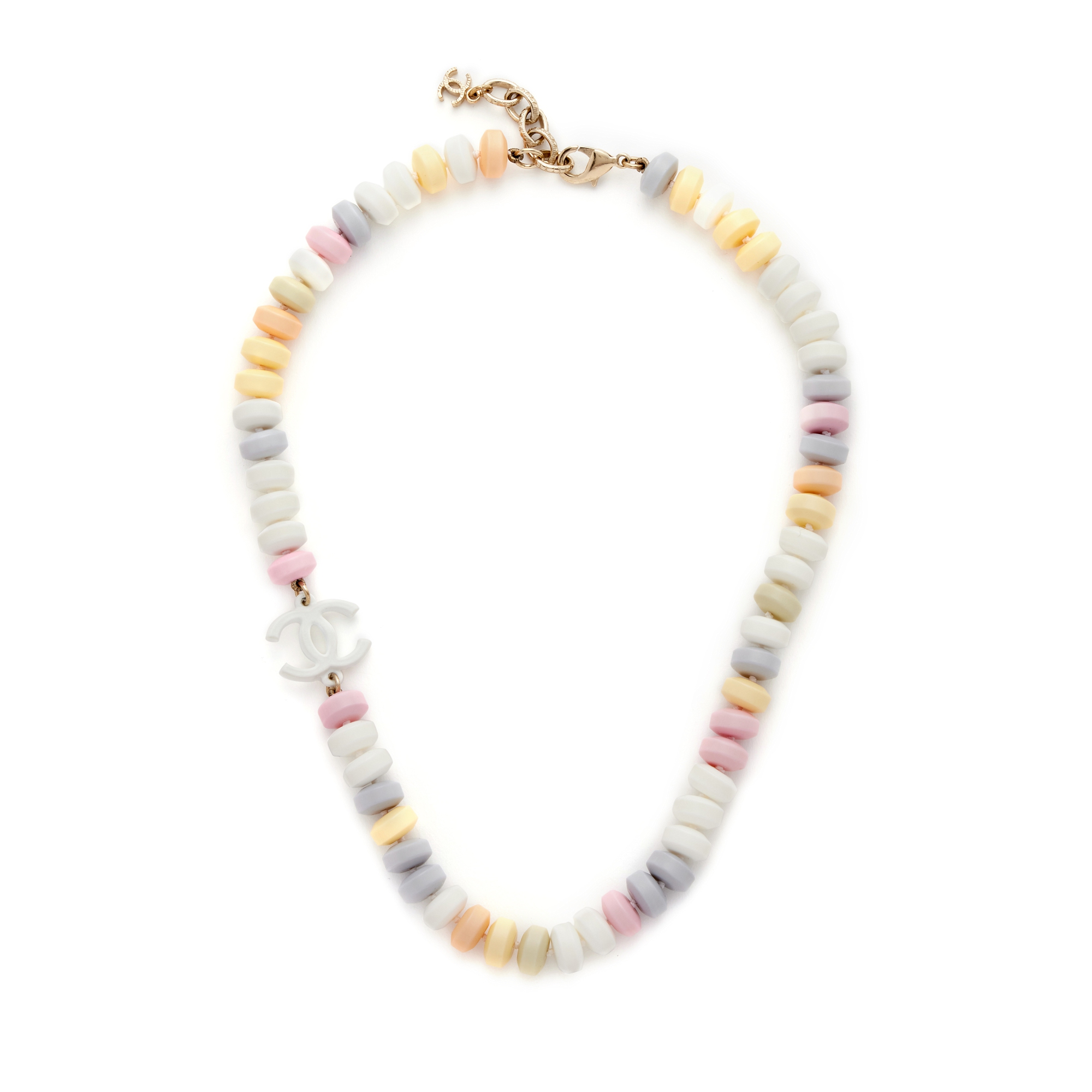 Chanel Multicolor Resin CC Candy Supermarket Sweetie Short Necklace ...
