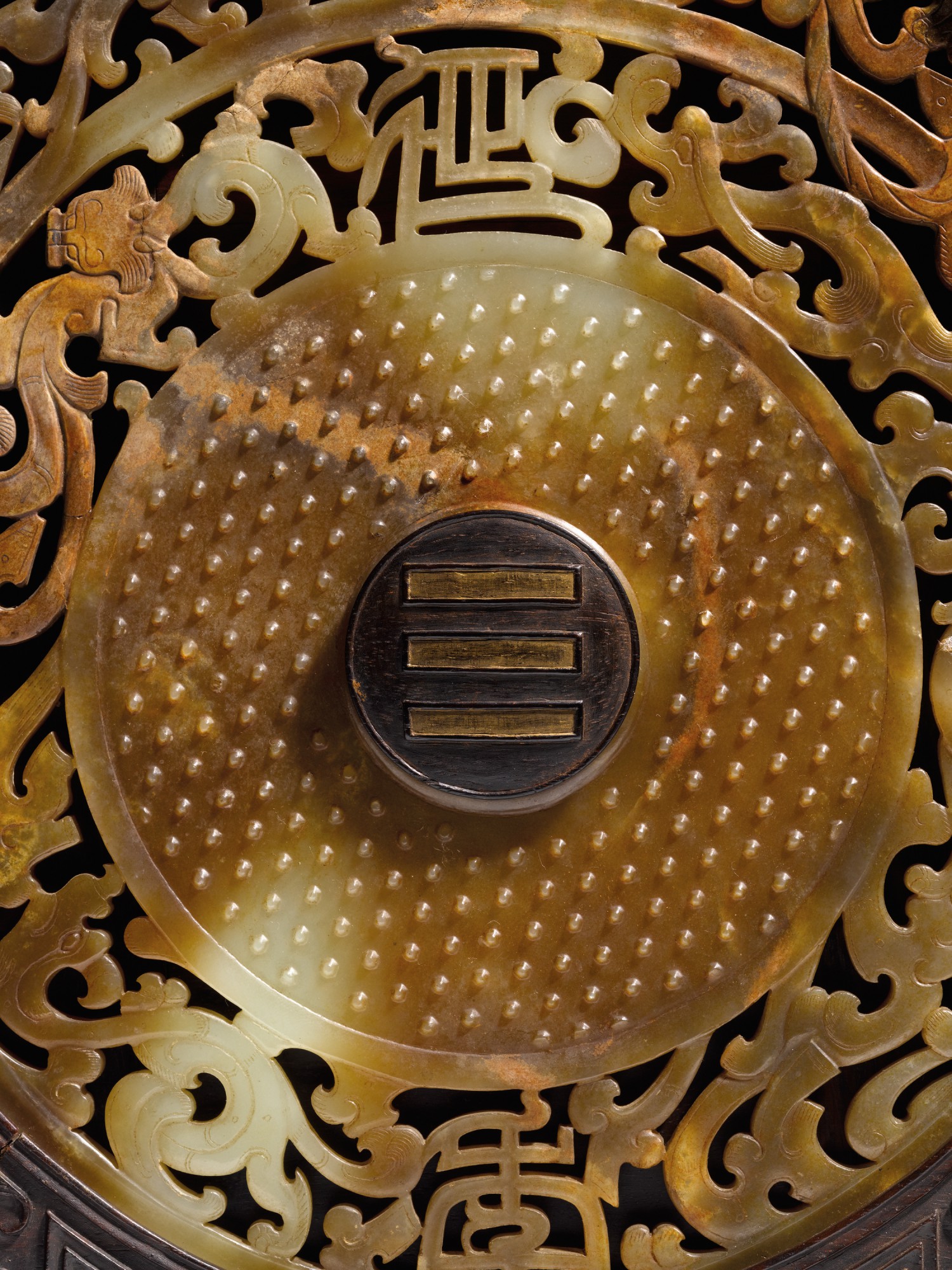 An exceptionally large and extremely rare zitan-mounted imperial ...